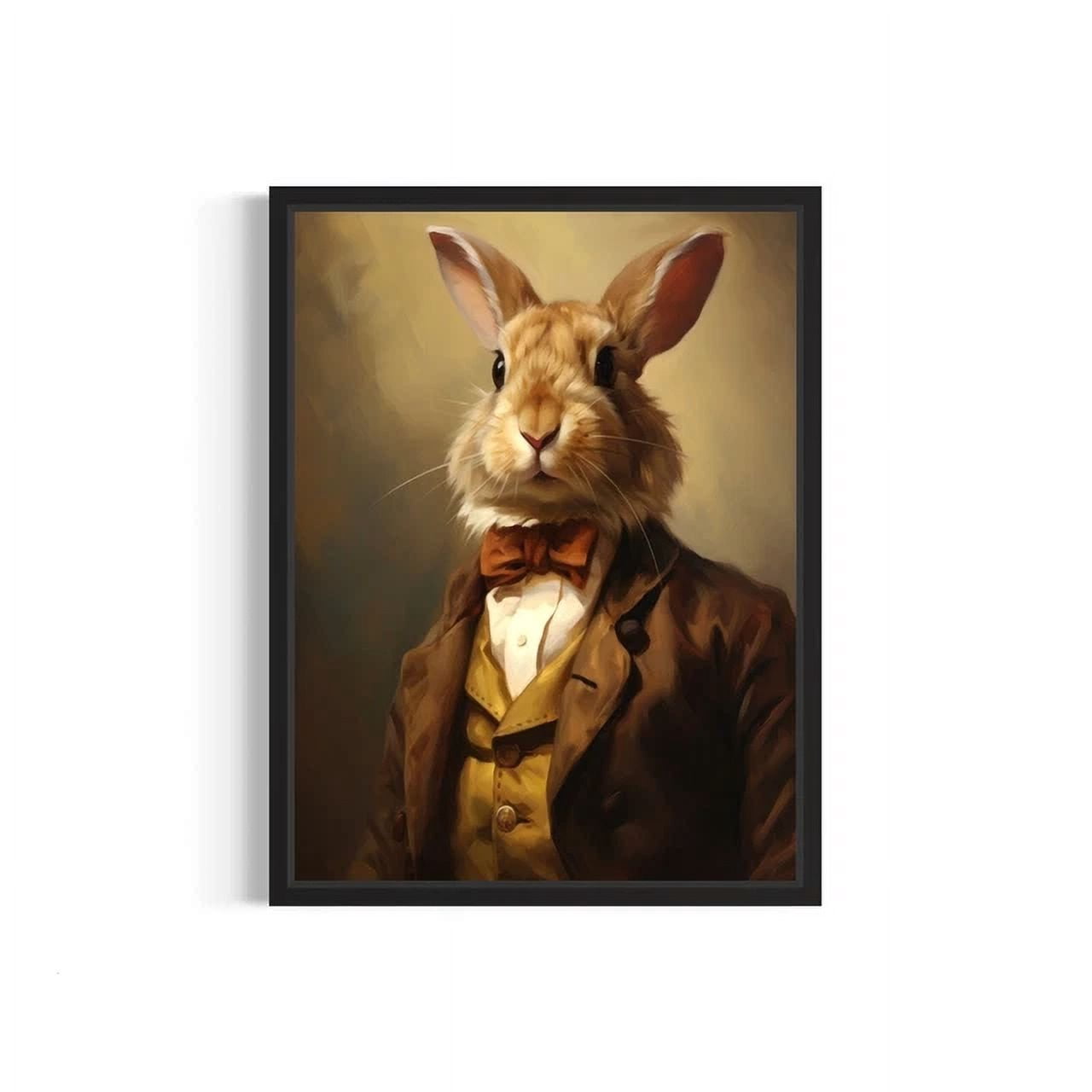 Rabbit Classic Animal Vintage Photo Art Print Poster Wall Art Painting ...