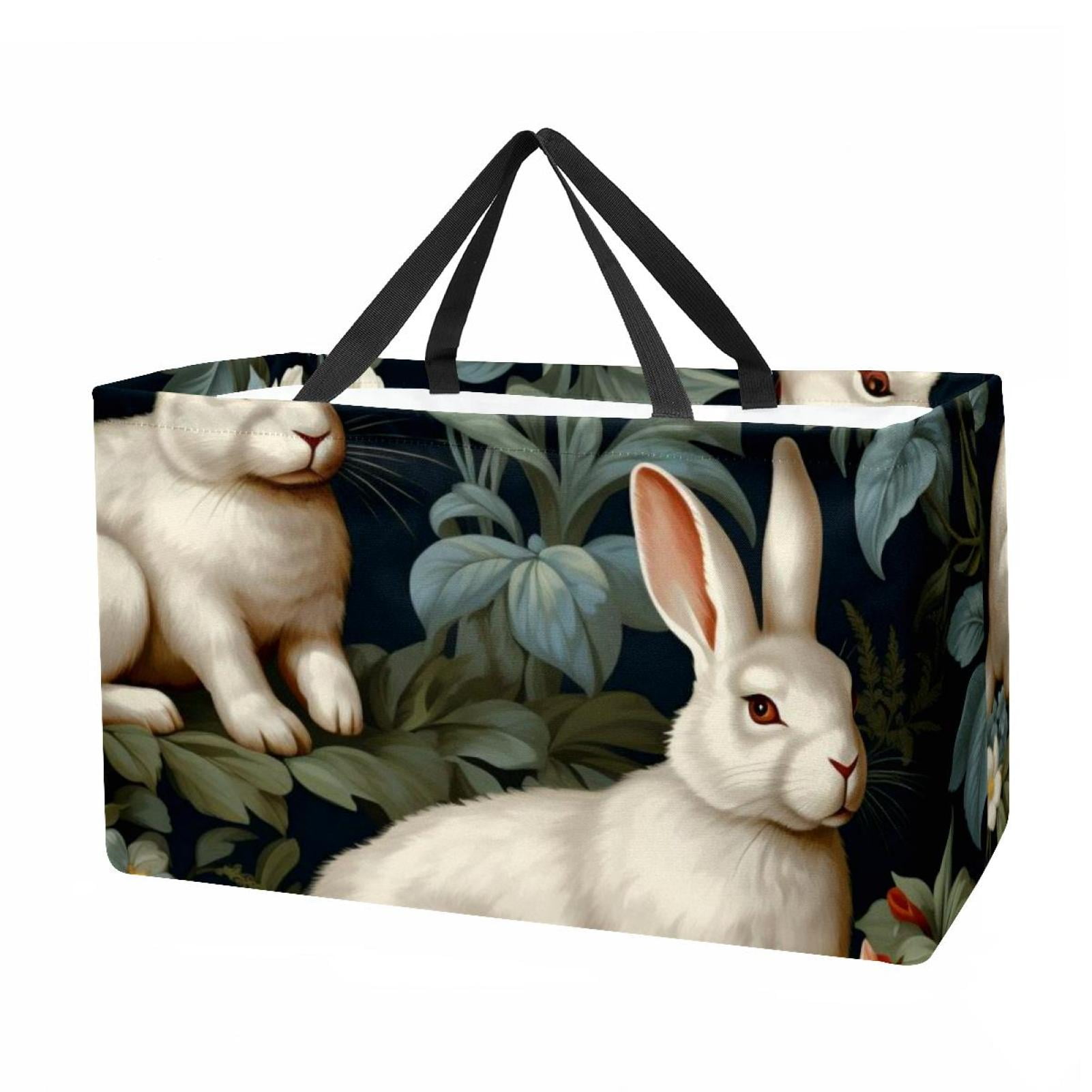 Rabbit Collapsible Oxford Cloth Storage Bin: Reusable, Foldable, and ...