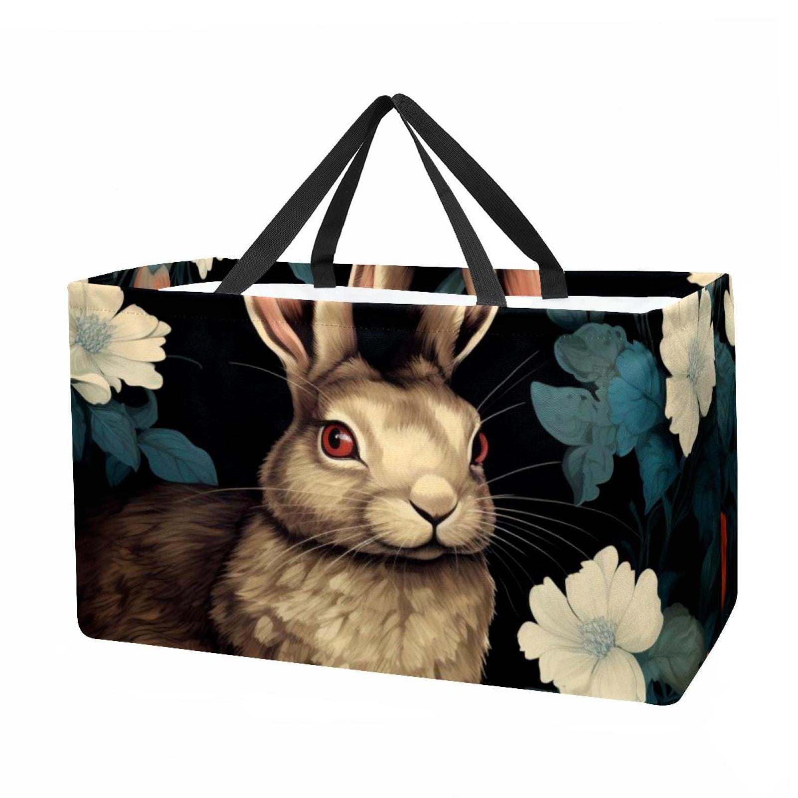 Rabbit Collapsible Oxford Cloth Storage Bins Toy Basket Tote Bag ...