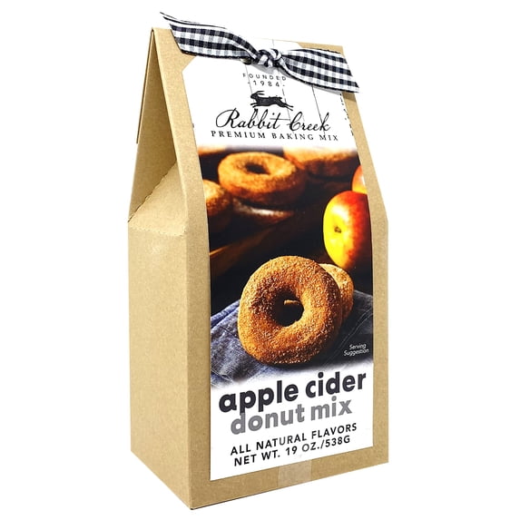 Rabbit Creek Apple Cider GGA1 Donuts Mix - With Dusting Sugar Included ...