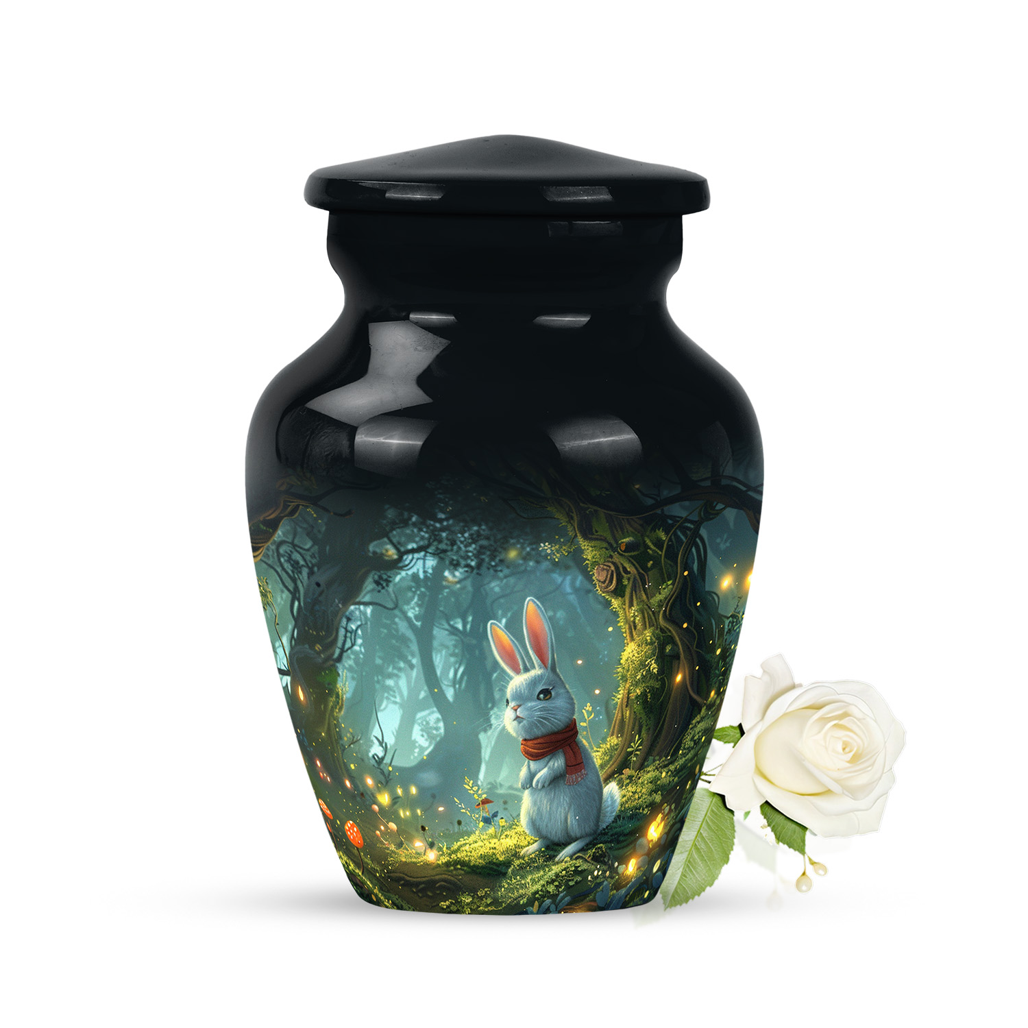 Rabbit Cremation Urn - Small Urn - Funeral Urn - Urns for Ashes Adult ...