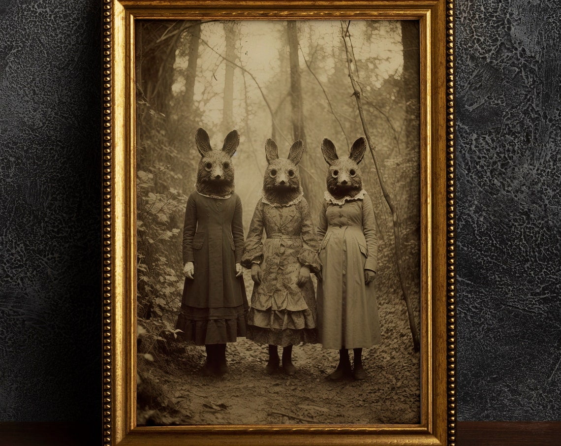 Rabbit Cult Of The Forest, Vintage Photography, Dark Academia, Gothic ...