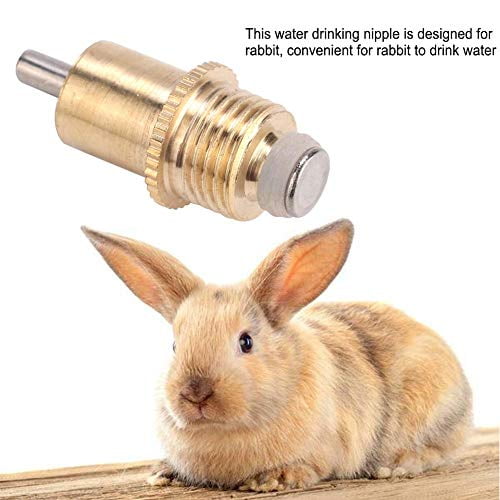 Rabbit Drinker, 20Pcs Long Type Rabbit Drinker Nipple Waterer Drinking ...