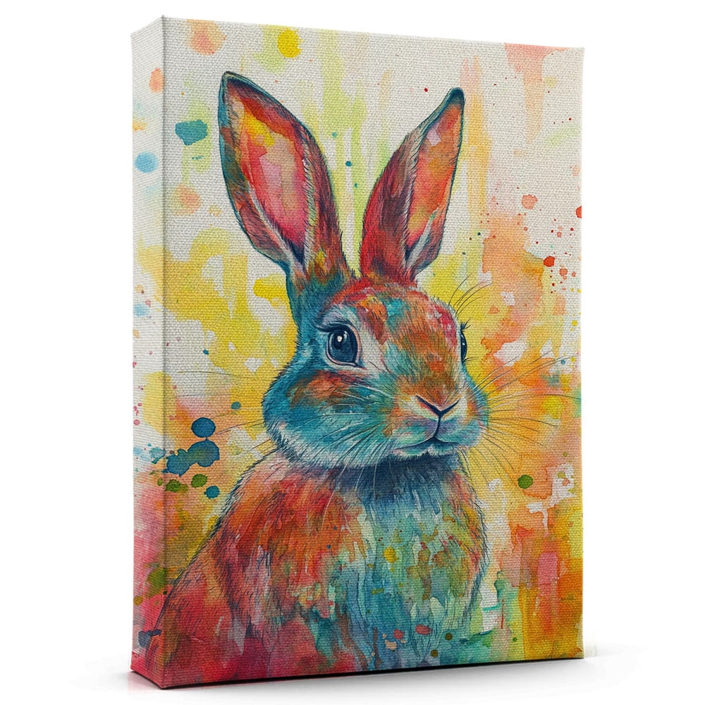 Rabbit Dutch Canvas Wall Art For Bedroom Office Wall Decor Rabbit Dutch ...