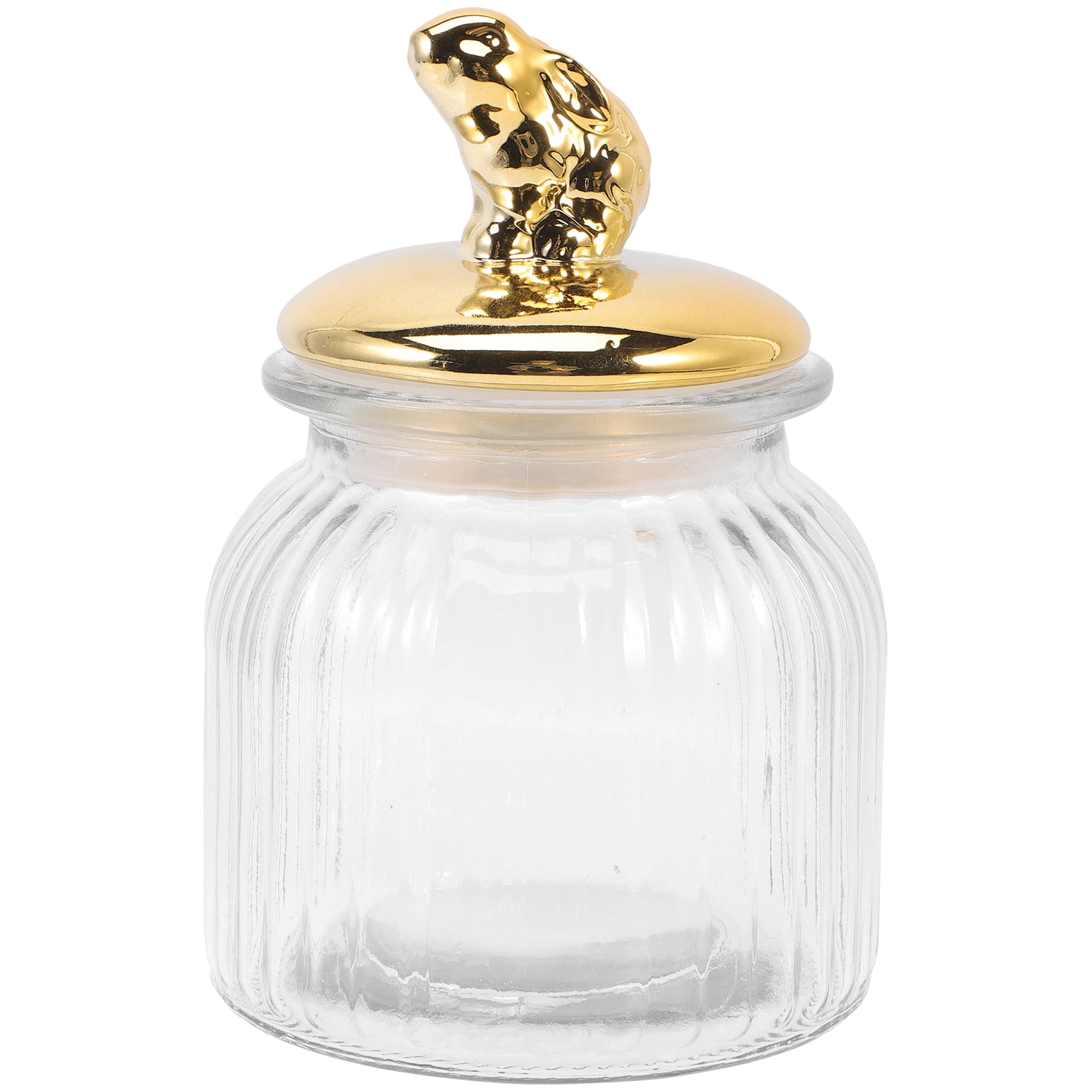 Rabbit Ear Glass Jar Candy Containers with Lids Ceramics Jars for ...