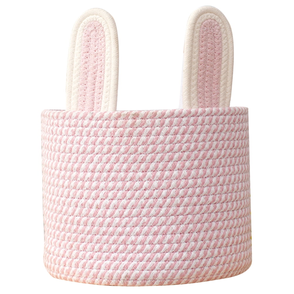Rabbit Ear Storage Basket Hamper Laundry Baskets Decorative Basket ...