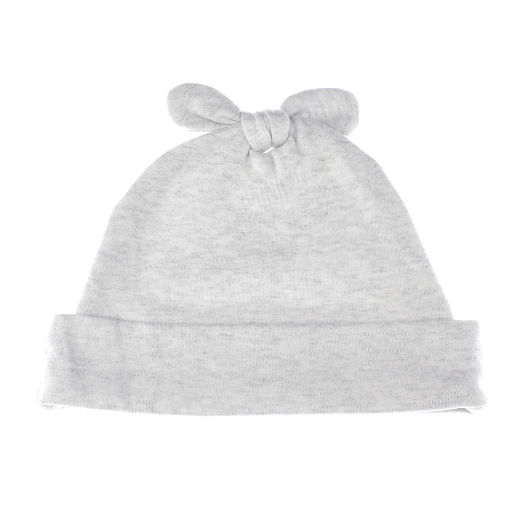 Rabbit Ears Cotton Beanie Hat - Small Child Light Heather - Walmart.com