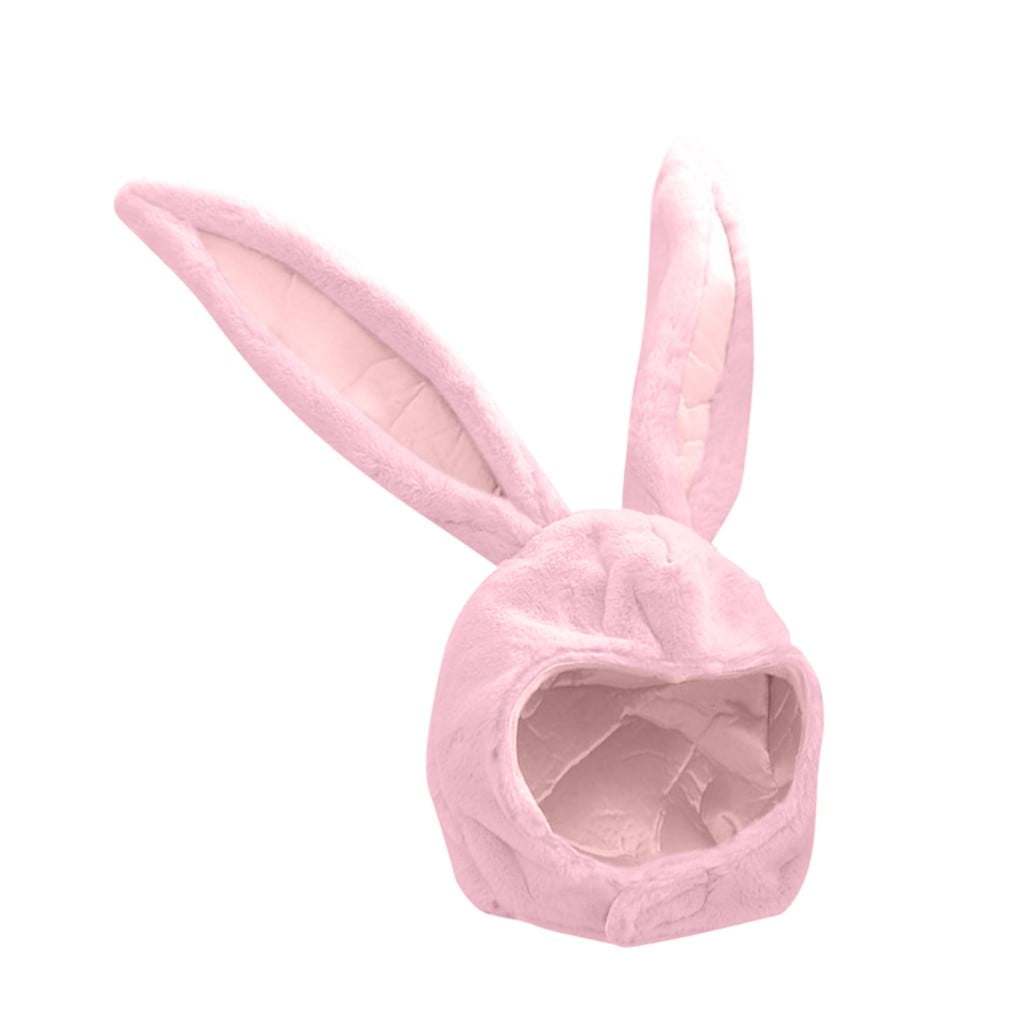 Rabbit Ears HoodGirl Funny Animal Cute Rabbit Ear Hat Cap Head Cover ...