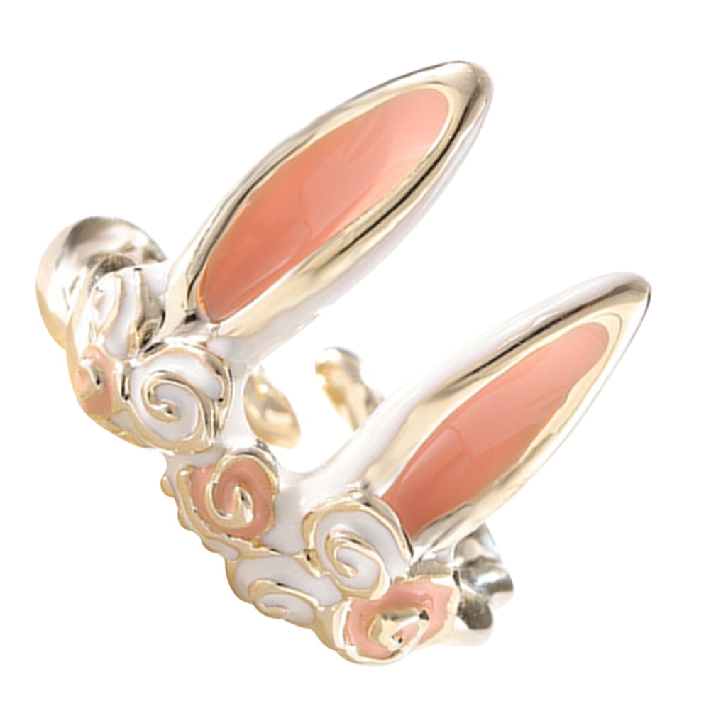 Rabbit Ears Ring Modeling Finger Rings for Woman Animal Open Women ...