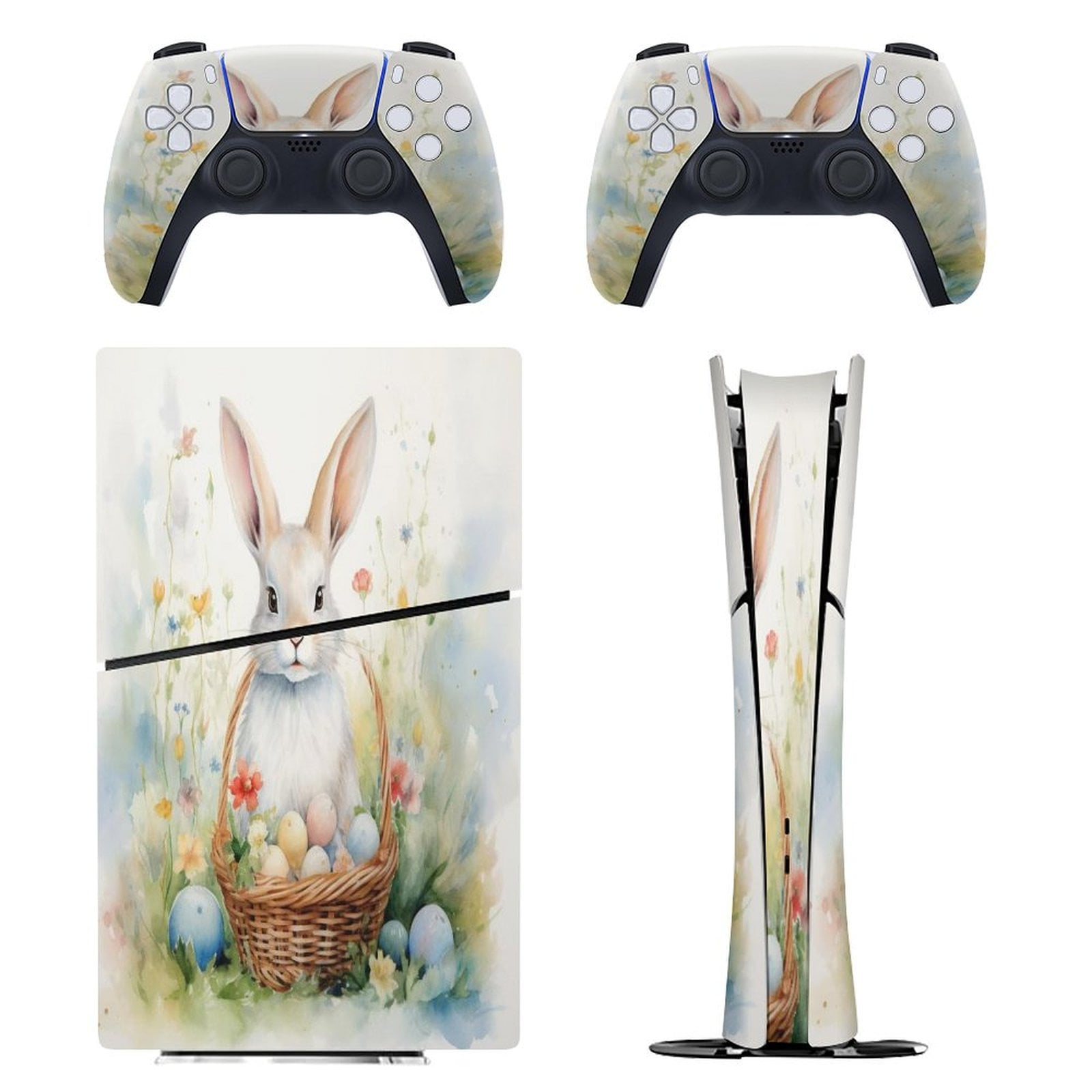 Rabbit Easter Bunny PS5/PS5 Slim Digital Disc Skin Sticker For Console ...