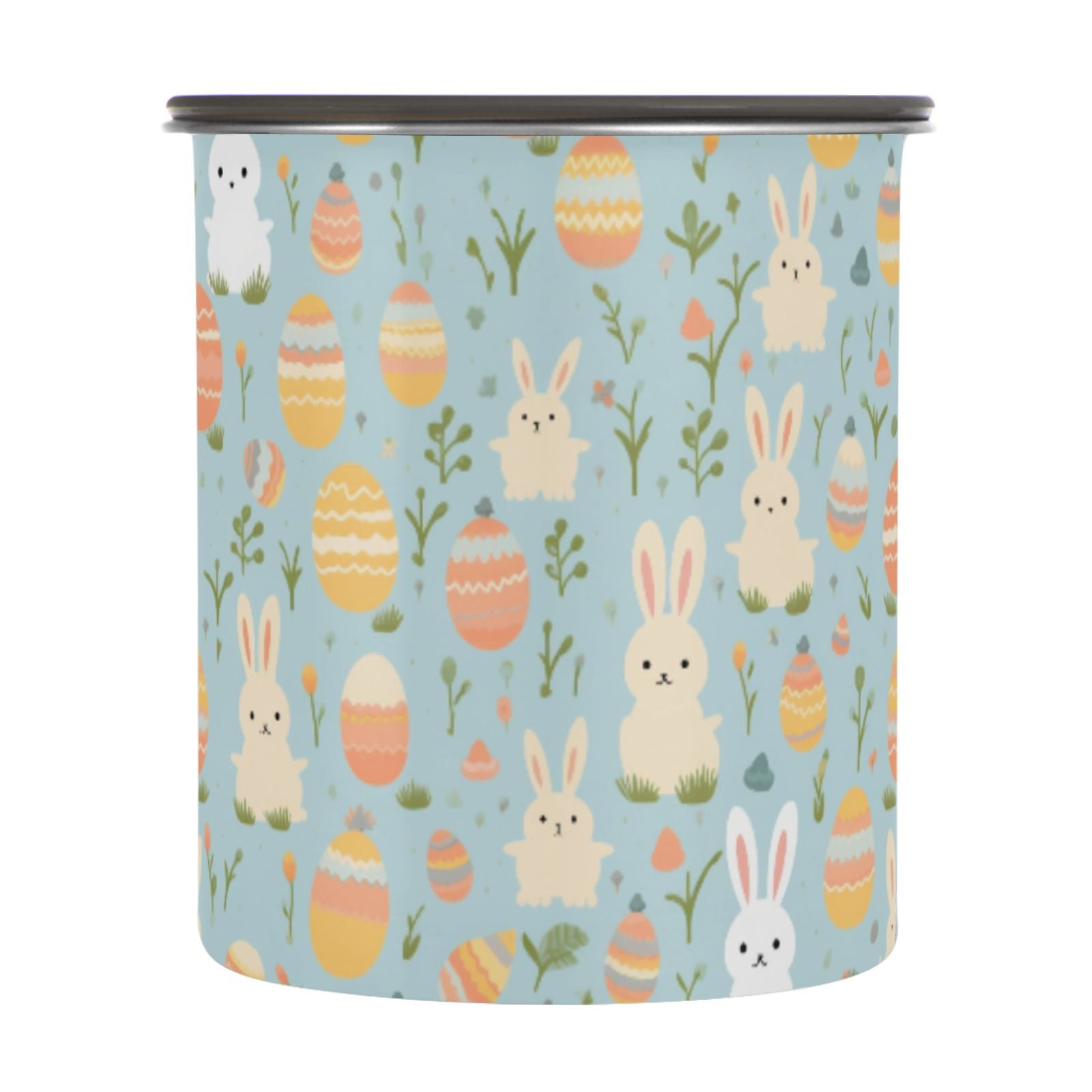 Rabbit Eggs Easter Airtight Coffee Bean Canister 30oz Food Storage ...