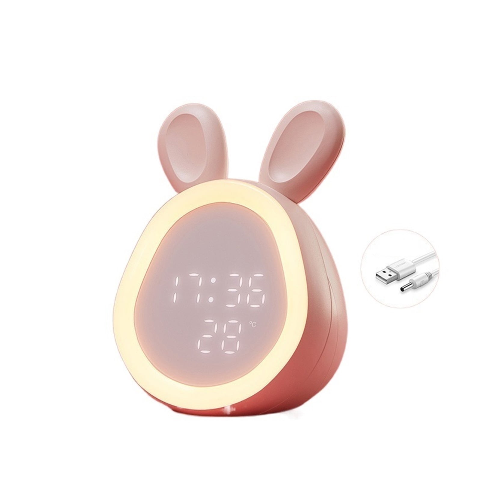 Rabbit Electronics Alarm Clock Led Smart Touch Sensing Snooze Function ...