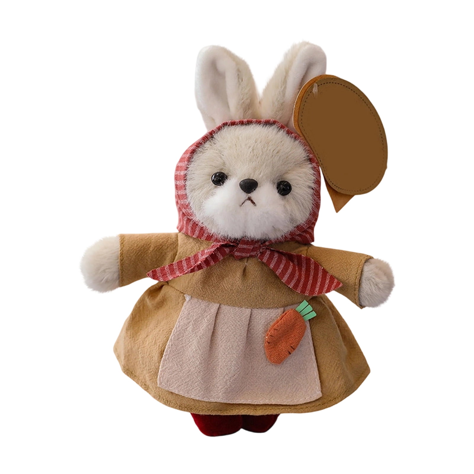 Rabbit Family Plush Toys Adorable Stuffed Bunny Dolls Dressed-Up Rabbit ...