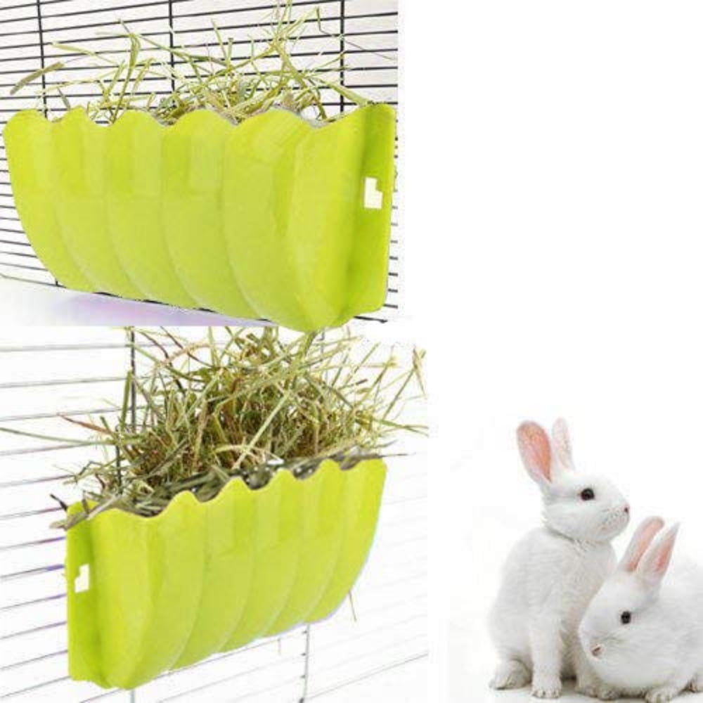 Rabbit Feeder Hanging Hay Lettuce Grass Manger Rack Accessories ...