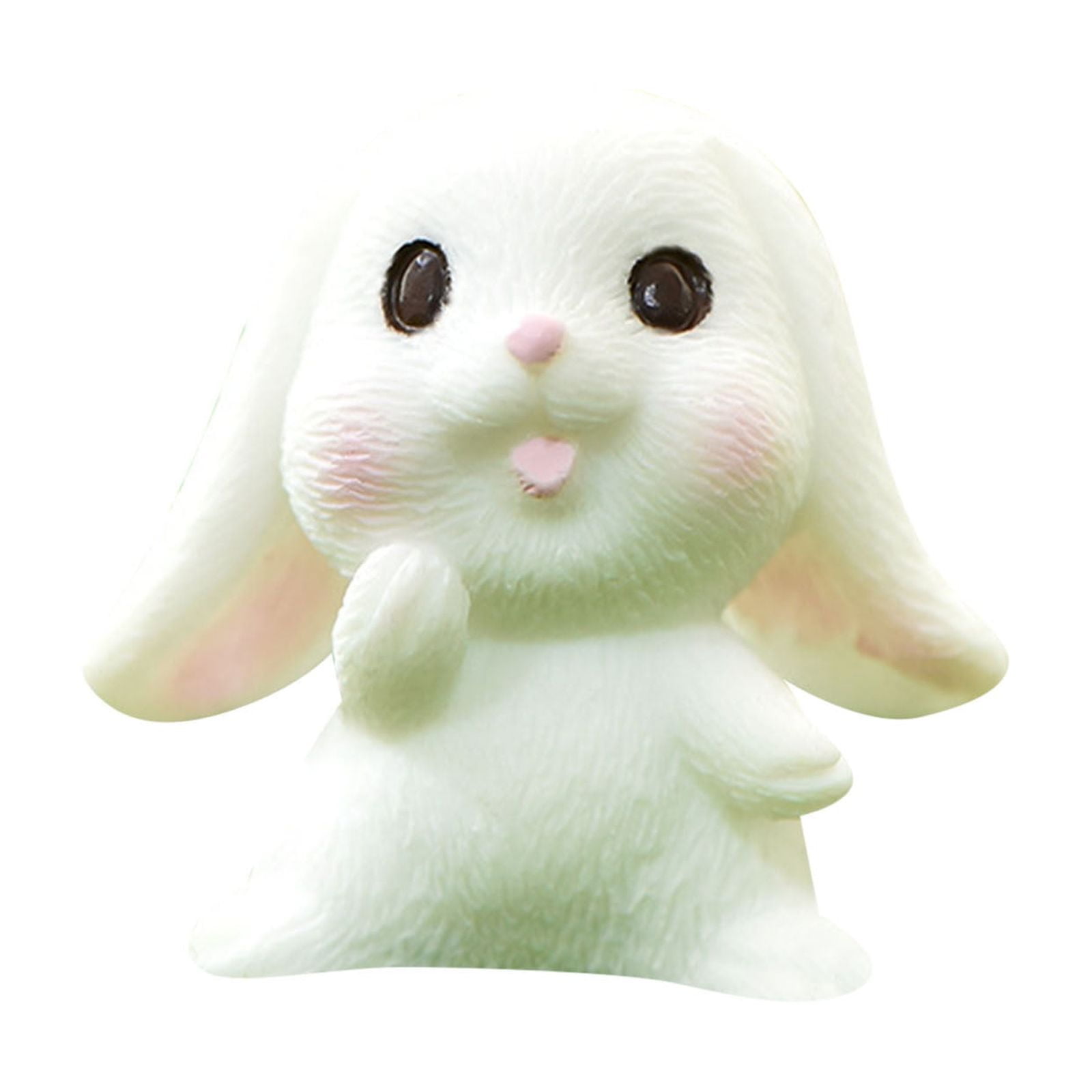 Rabbit Figures Cake Topper Easter Mini Bunny Cupcake Toppers Characters ...