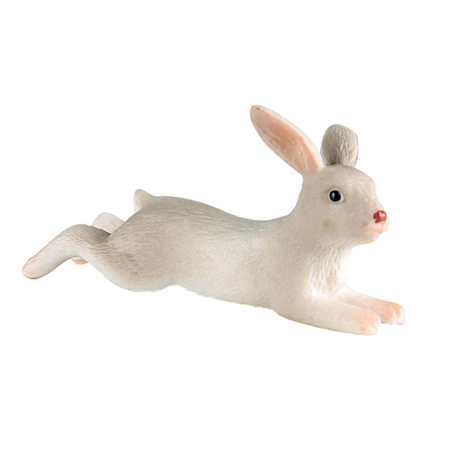 Rabbit Figures Farm Animals Model Statue Playset Scene Layout Micro ...