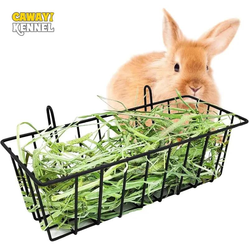 Rabbit Food Basket Grass Rack Rabbit Grass Frame Hay Feeder Rabbit ...
