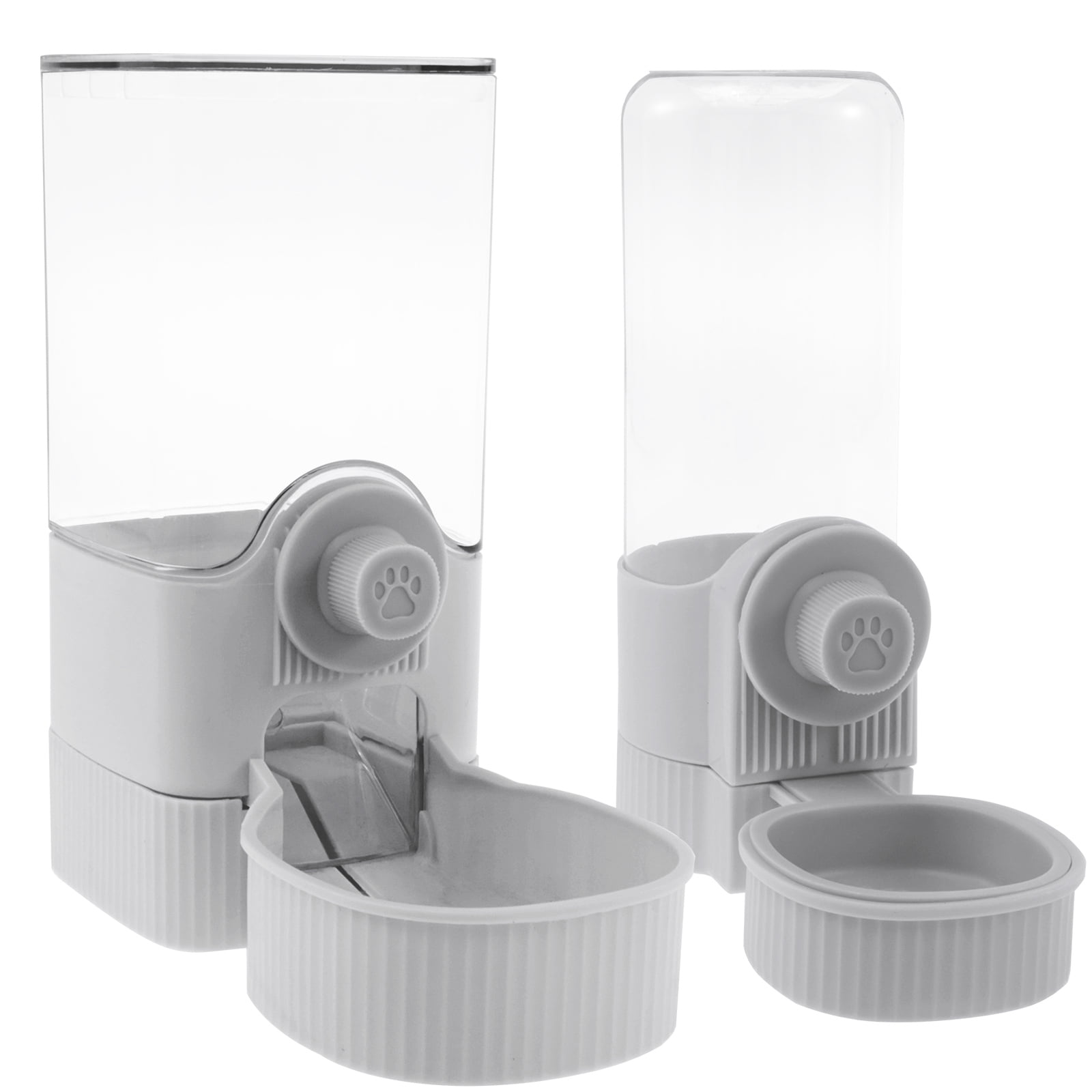 Rabbit Food Water Dispenser,Large Capacity Bunny Feeder for Cages ...