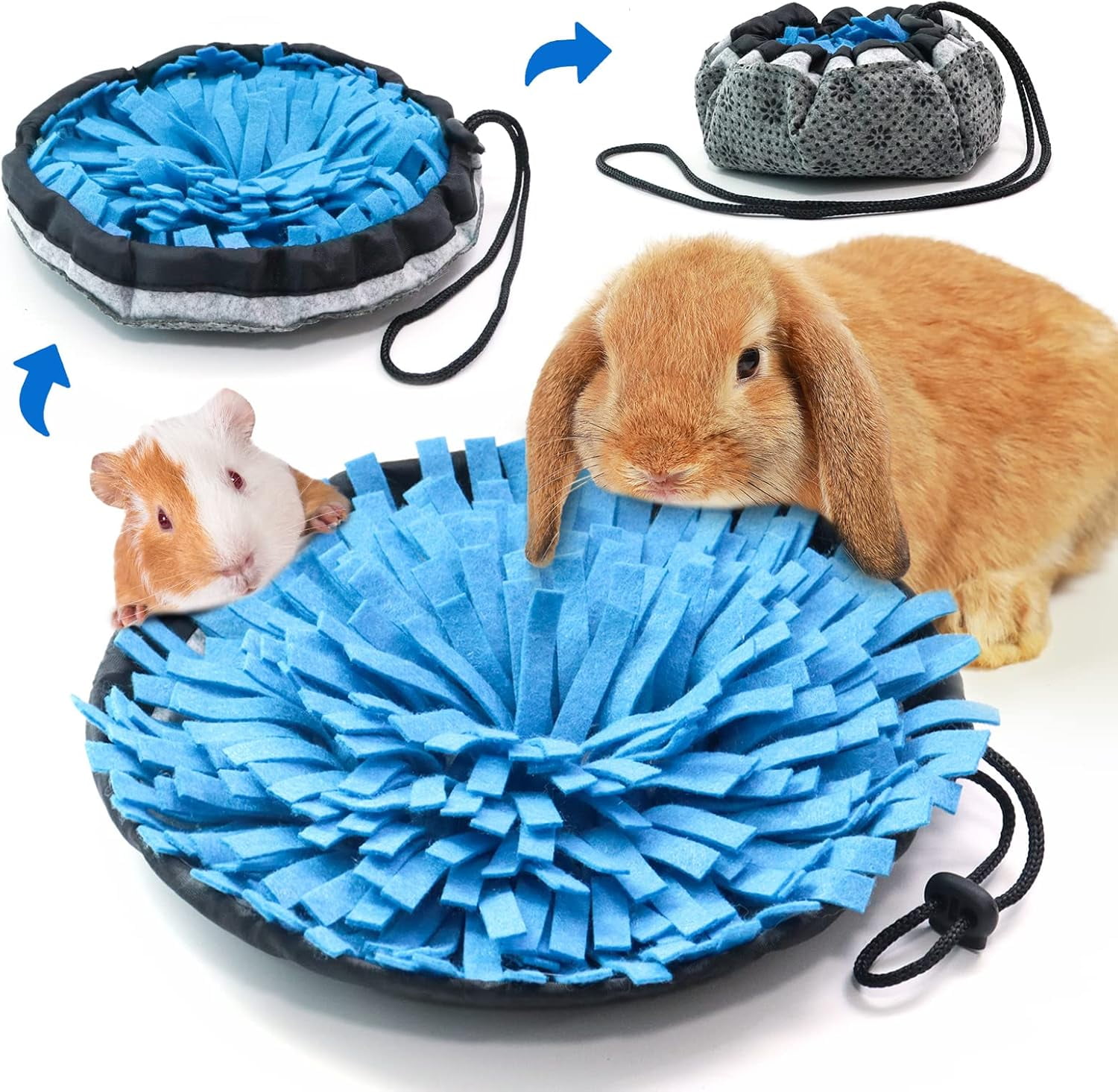 Rabbit Foraging Mat, Interactive Feed Game for Boredom, Small Pet ...