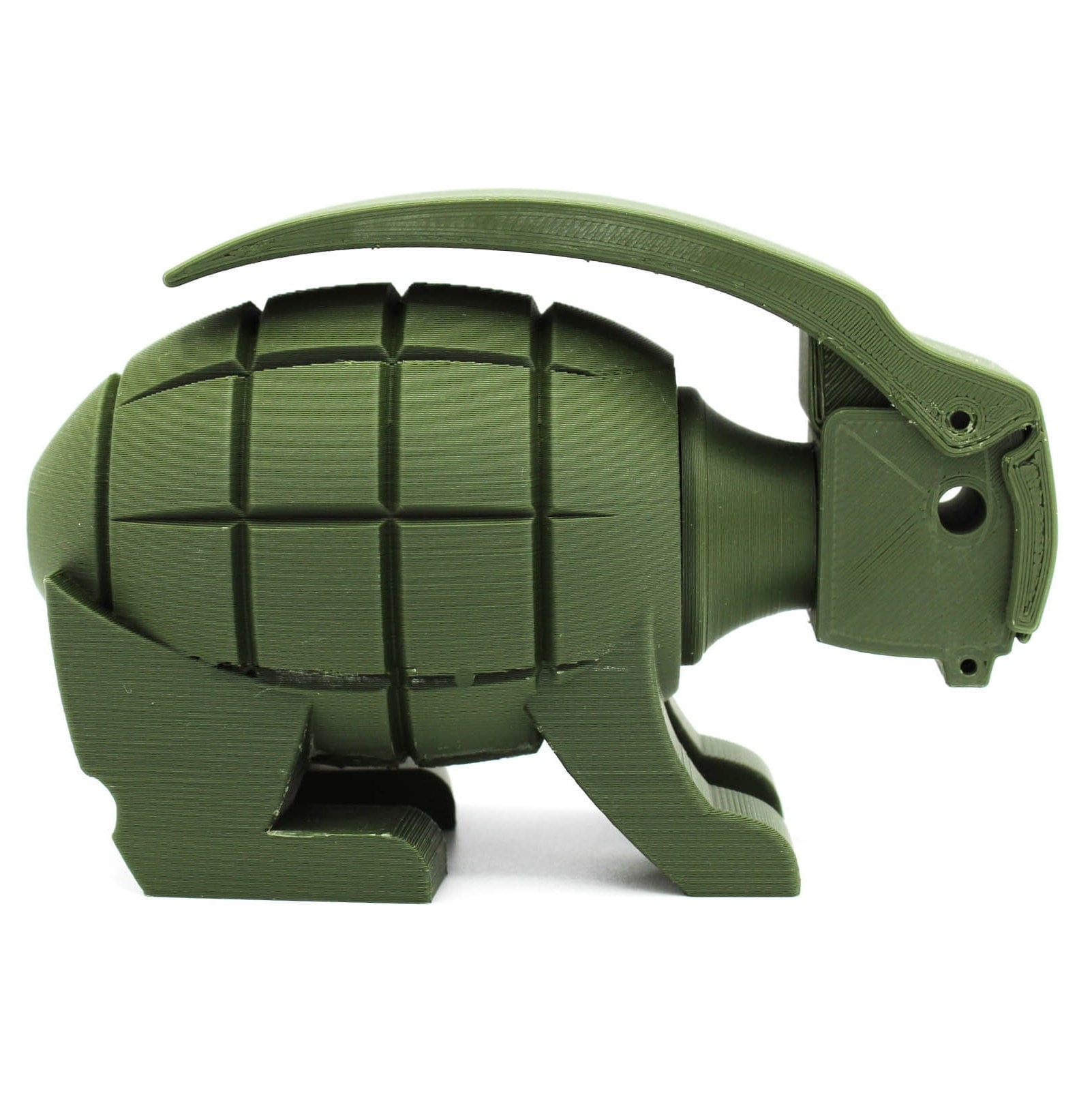 Clever Contraption Rabbit Grenade Figurine – Bunny Bomb Desk Decor ...