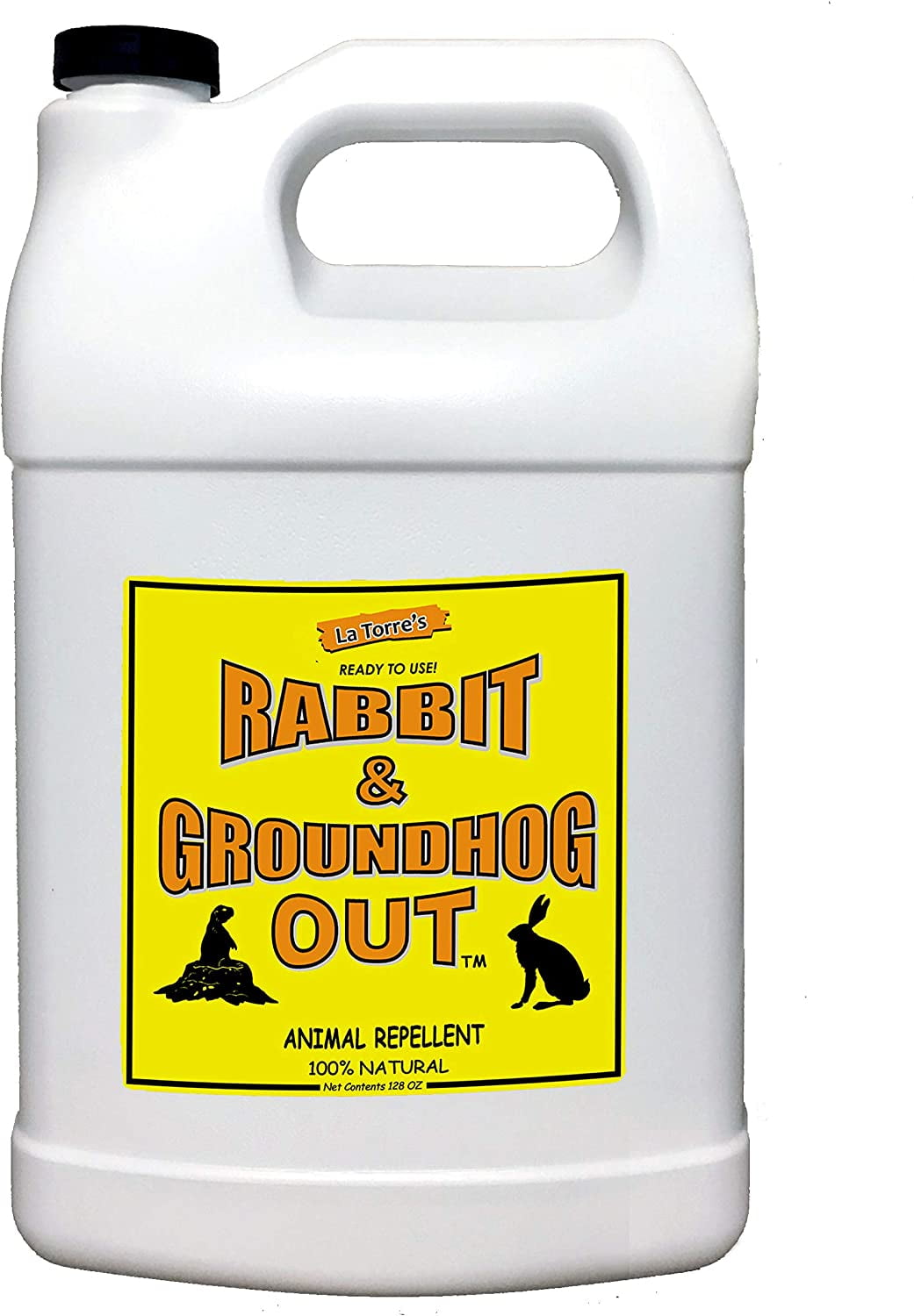 Rabbit & Groundhog Repellent: Rabbit Out 1 Gallon Ready-to-Use- Refill ...