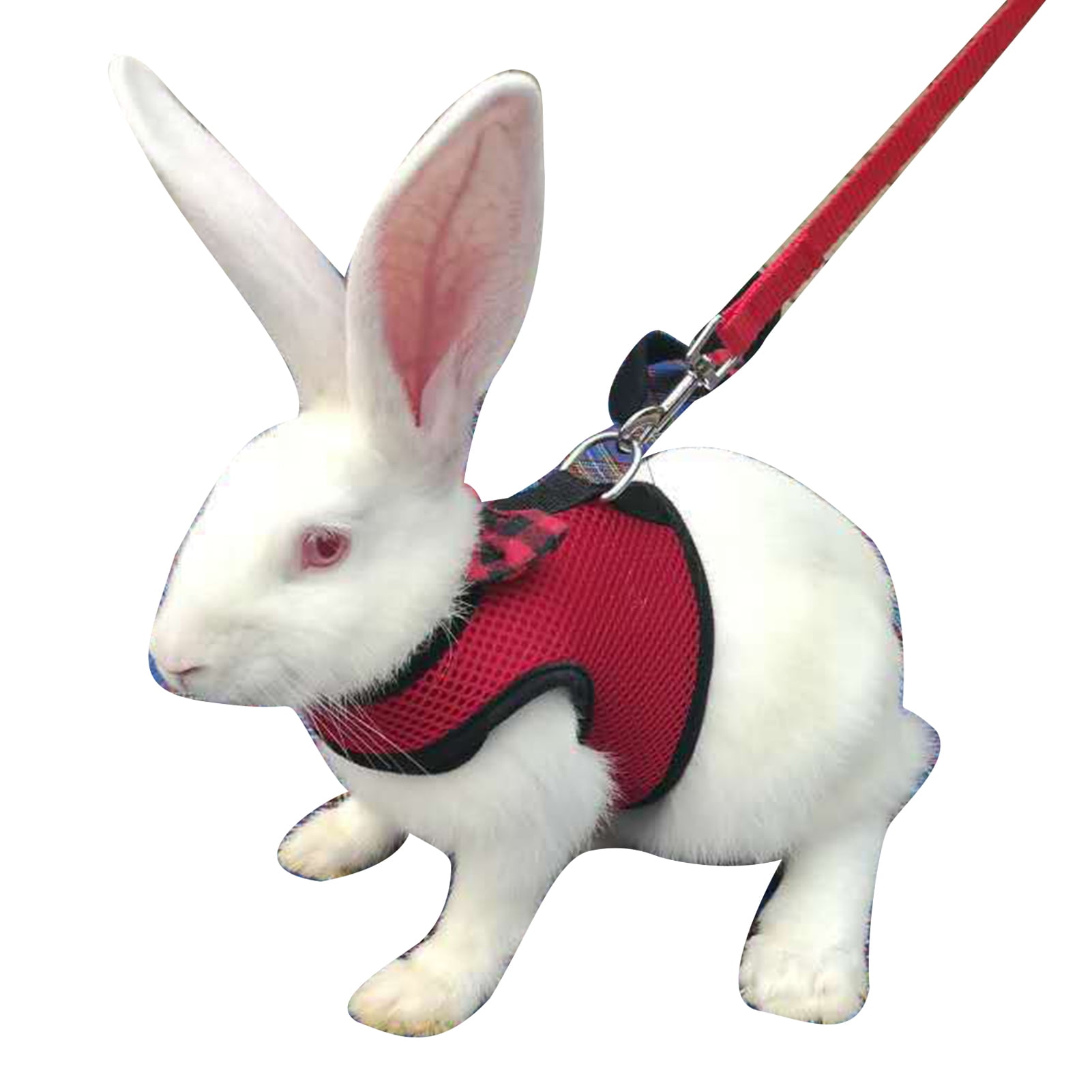 Rabbit Hamster Chest Strap Vest Harness Walking Leash Traction Rope Pet ...