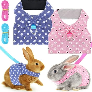 Adjustable Rabbit Harness and Leash Bunny Harness Leash Set Harness ...