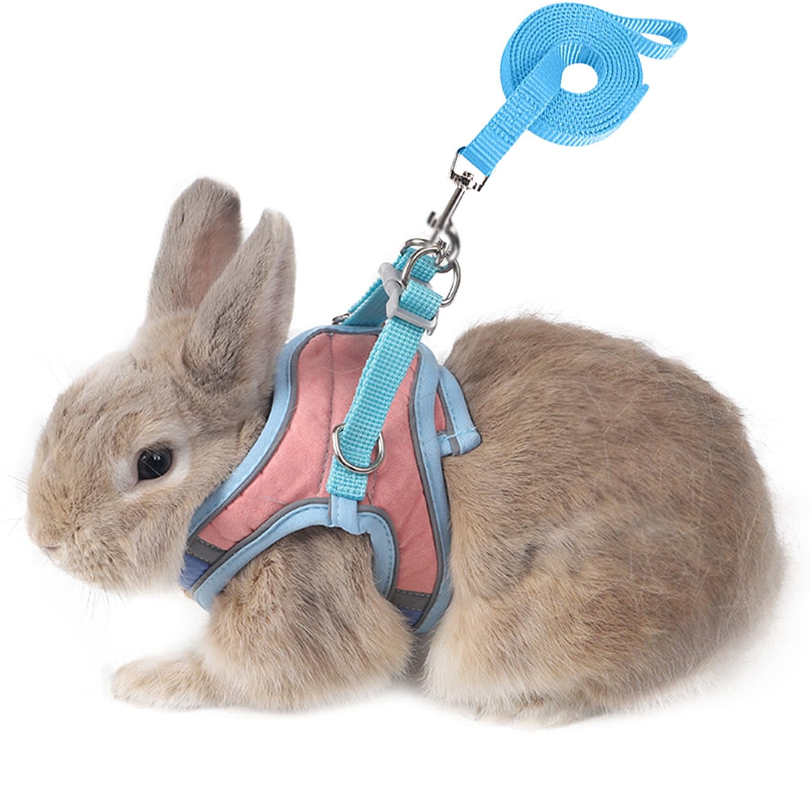 Pouuzik Rabbit Harness and Leash Set - Adjustable Escape-Proof Soft ...