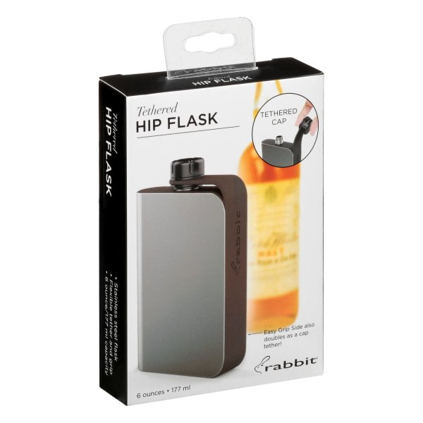 Rabbit Hip Flask, Stainless Steel - Walmart.com
