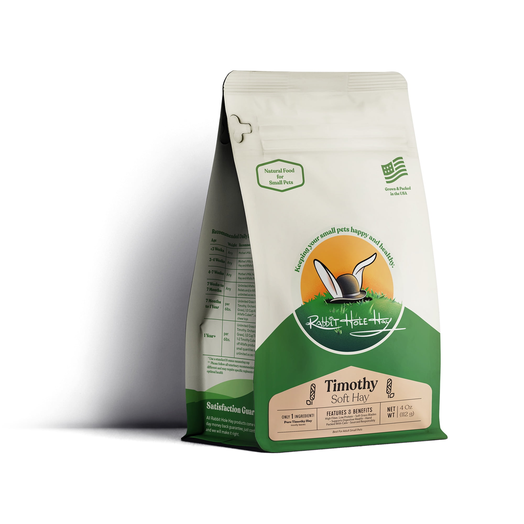 Rabbit Hole Hay Ultra Premium Soft Timothy Hay - Walmart Business Supplies