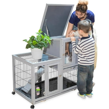BUTINGLALE Rabbit Cage Indoor Rabbit Hutch Bunny Hutch Outdoor, Guinea ...