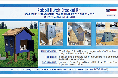 Rabbit Hutch. The Original Rabbit Hutch Bracket Kit by DIY Kit Company ...