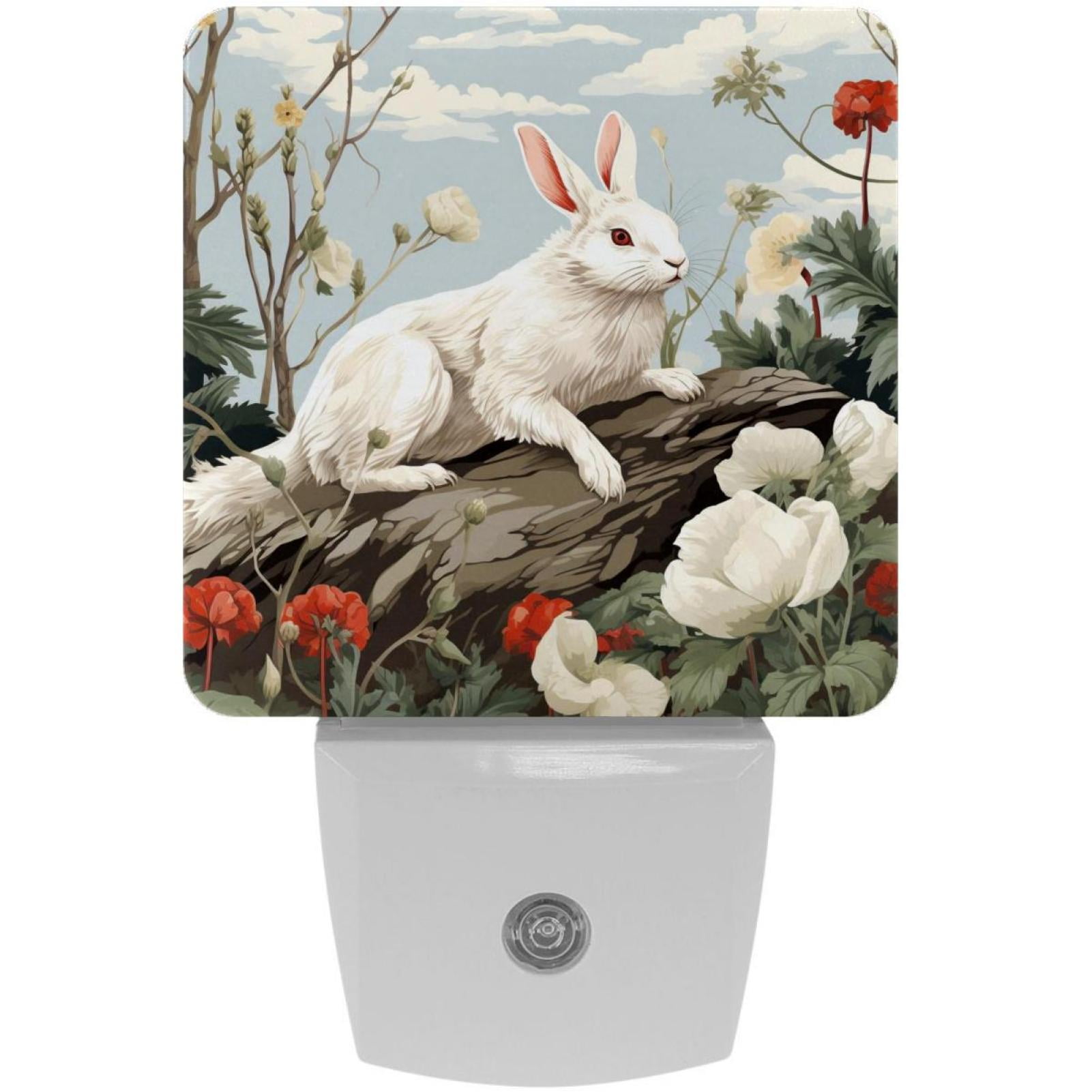 Rabbit LED Square Night Light - Energy Efficient Plug-in Nightlight ...