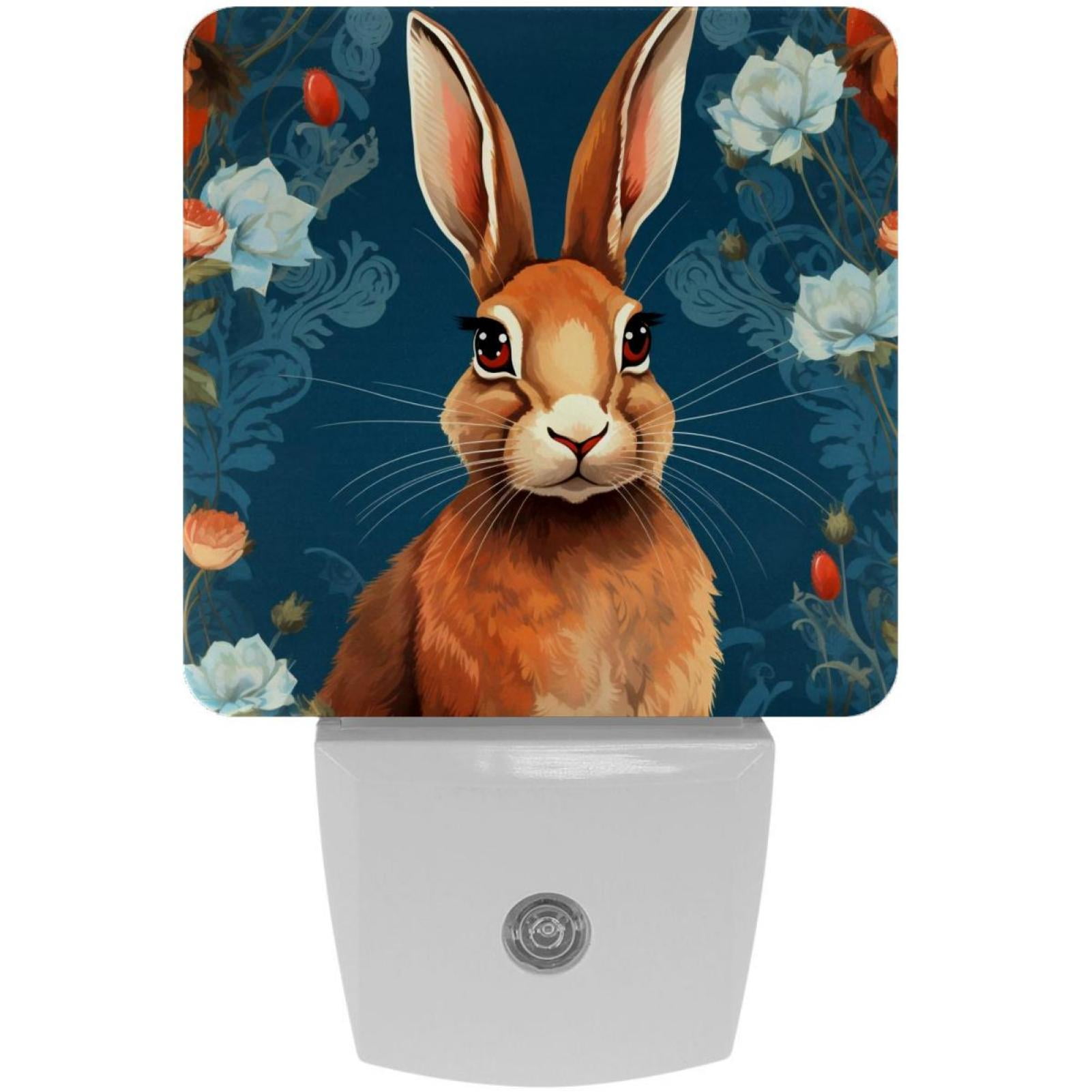 Rabbit LED Square Night Light - Energy Efficient Plug-in Nightlight ...