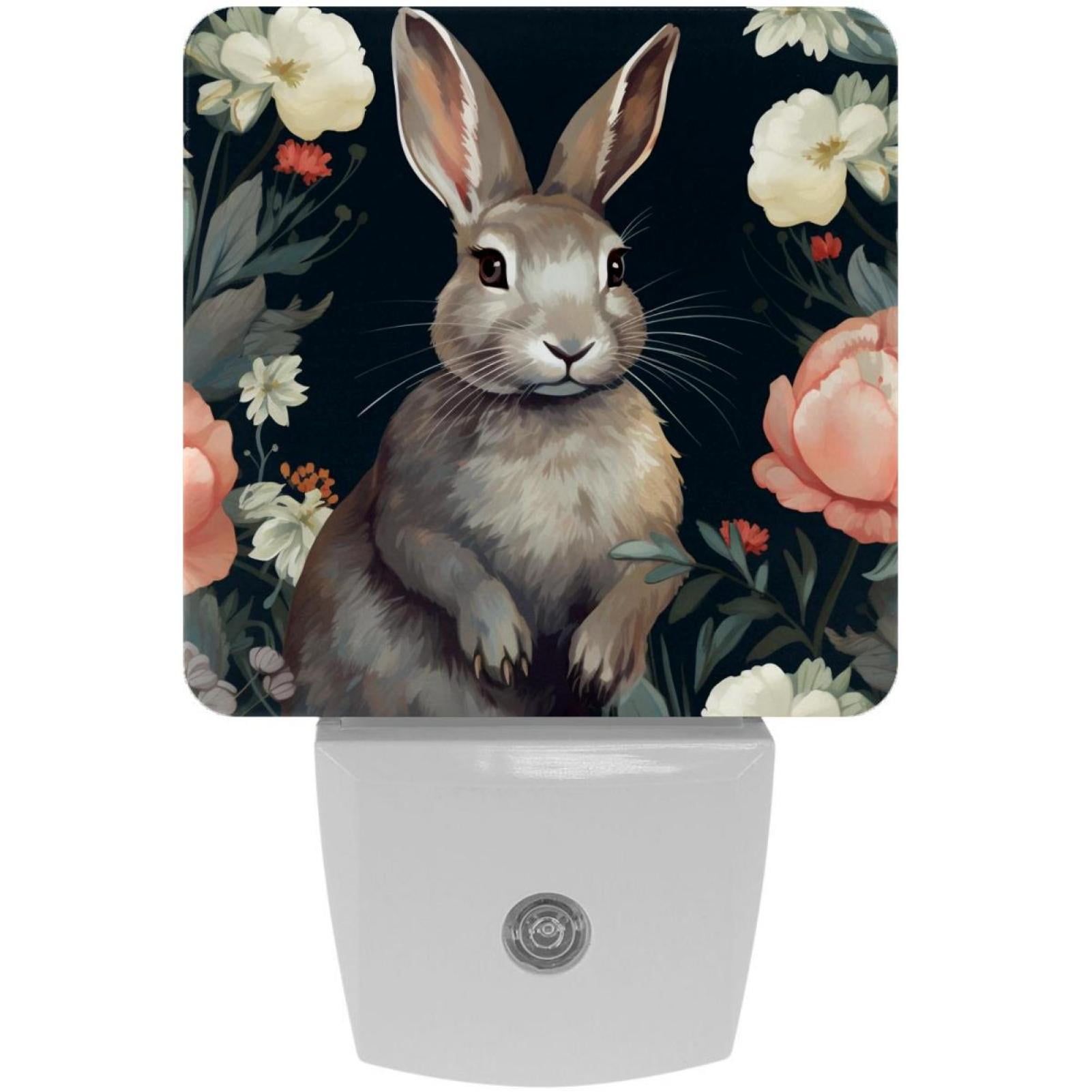 Rabbit LED Square Night Lights - Bedside Lighting Solution for a ...