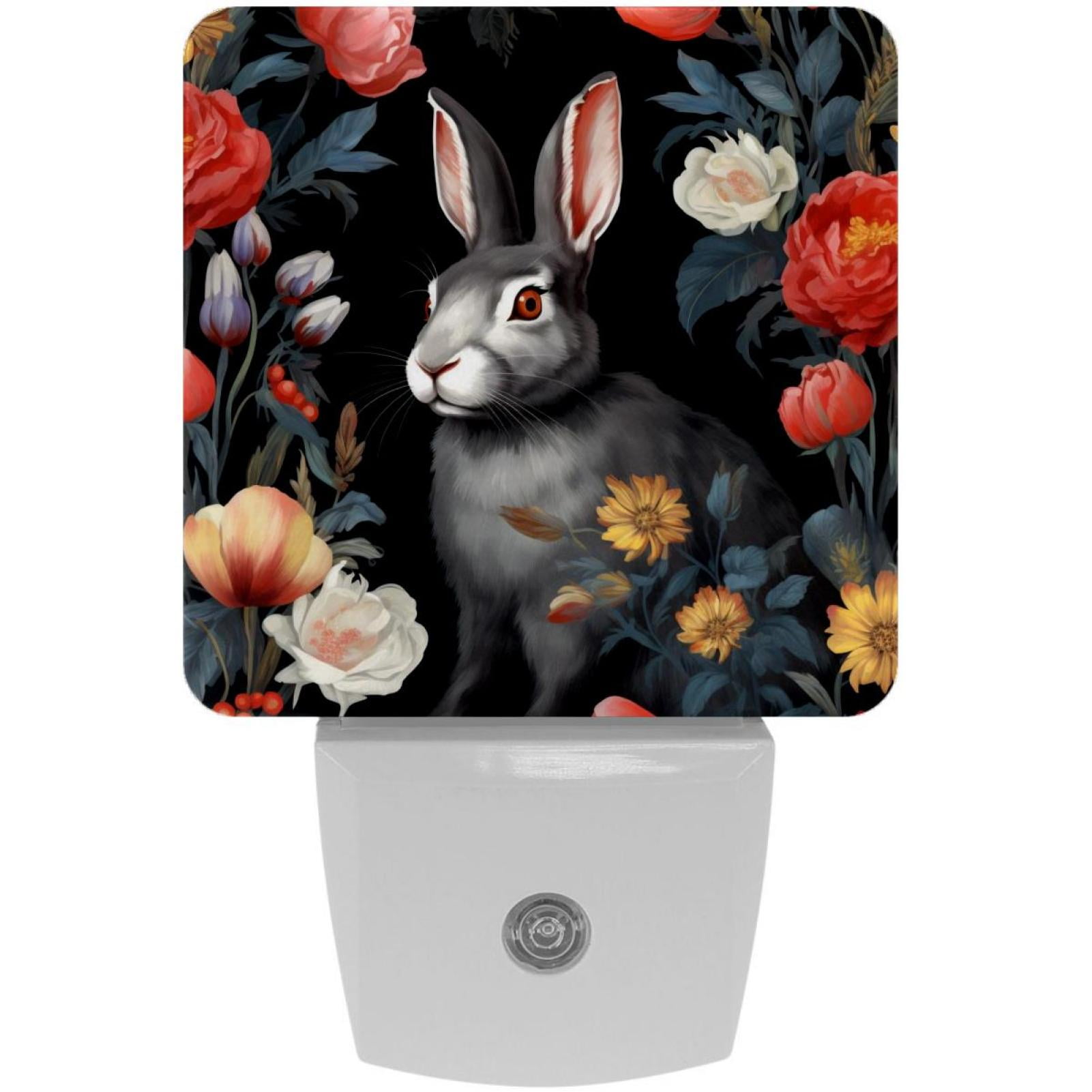 Rabbit LED Square Night Lights - Energy Efficient Plug-in Wall Lamp ...