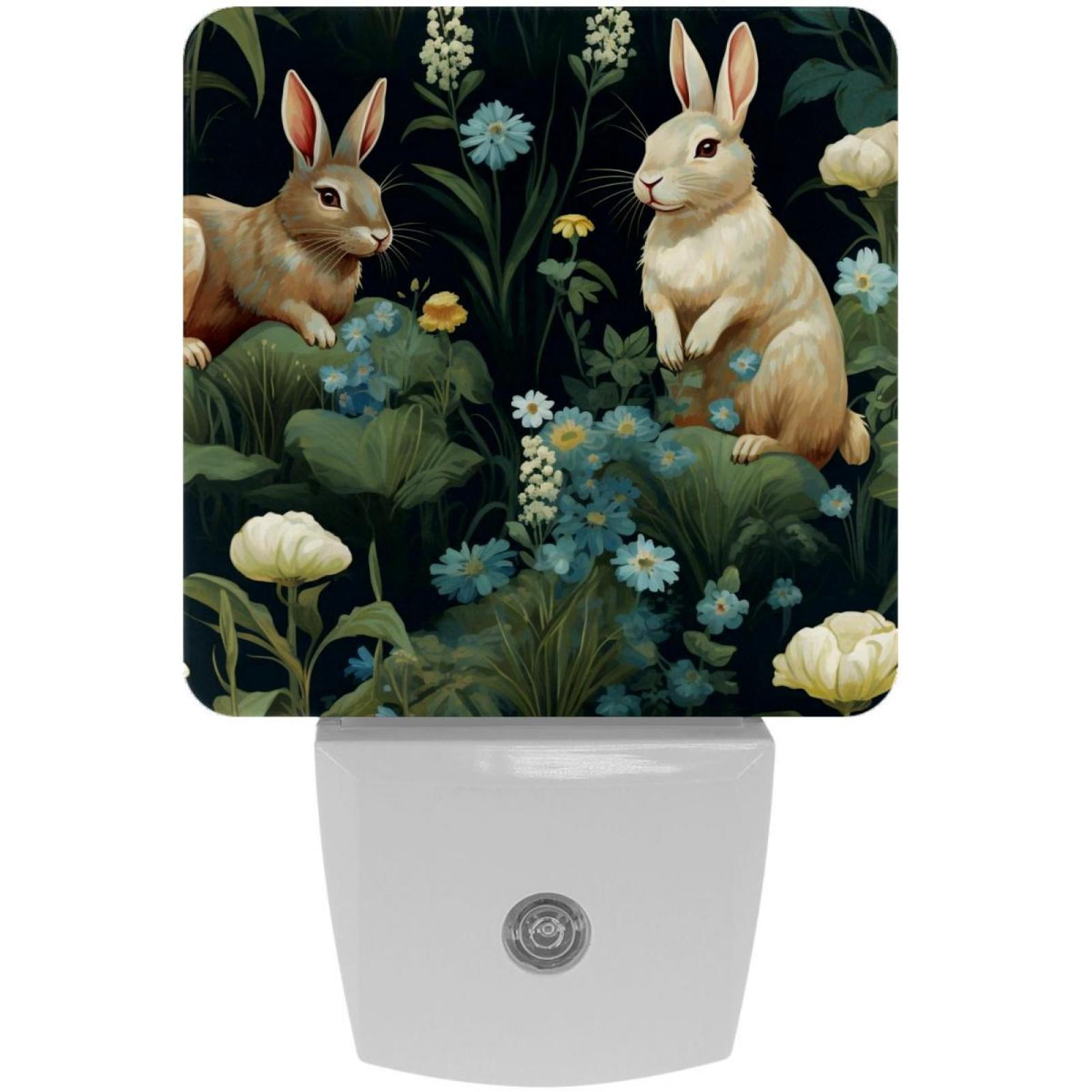 Rabbit LED Square Night Lights - Energy Efficient and Stylish Bedroom ...