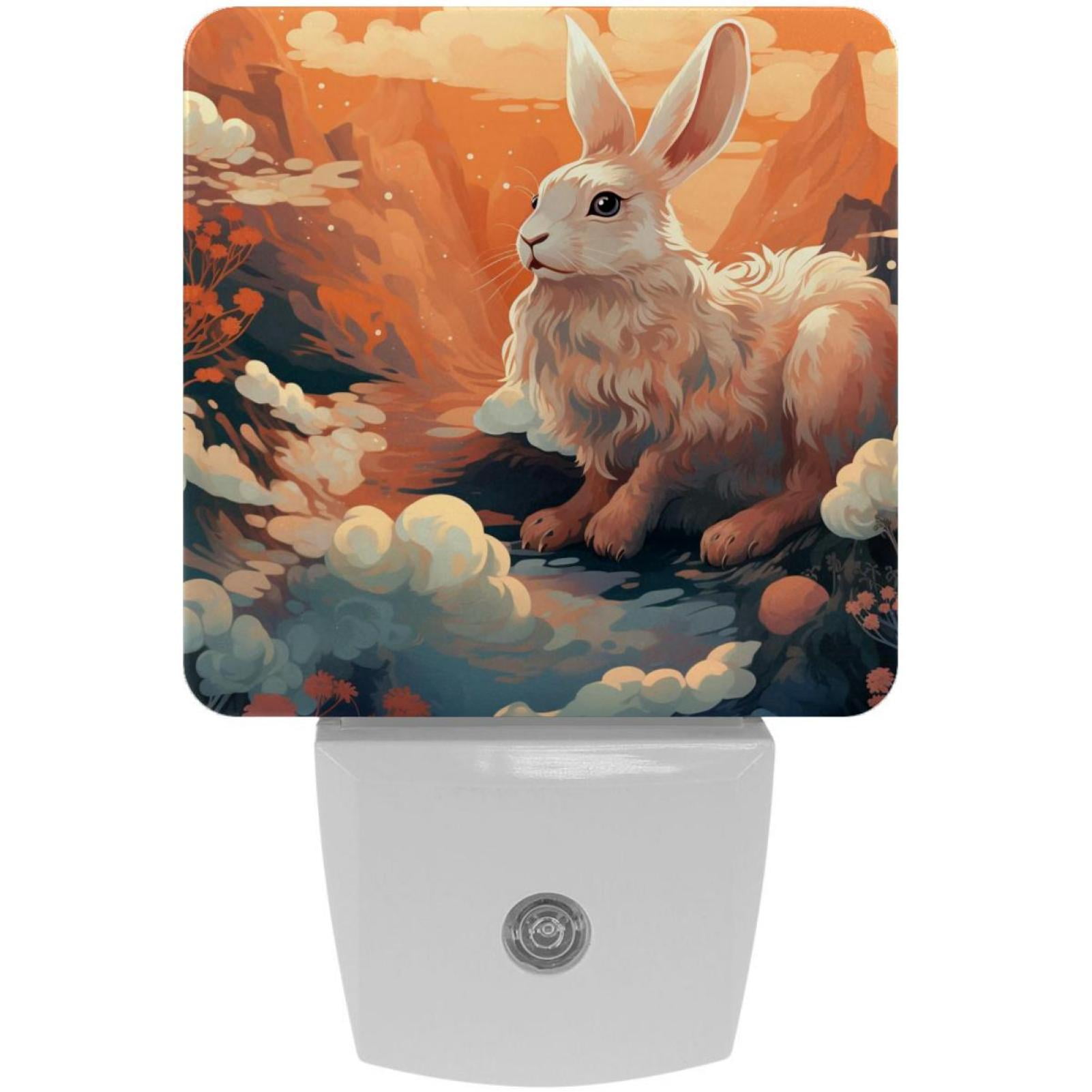 Rabbit LED Square Night Lights - Energy Efficient and Stylish Bedroom ...