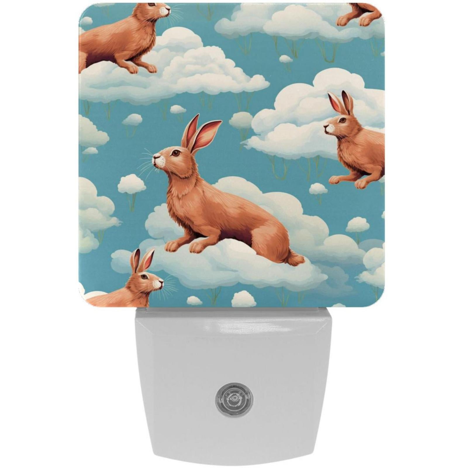 Rabbit LED Square Night Lights - Modern and Versatile Plug-in Lighting ...