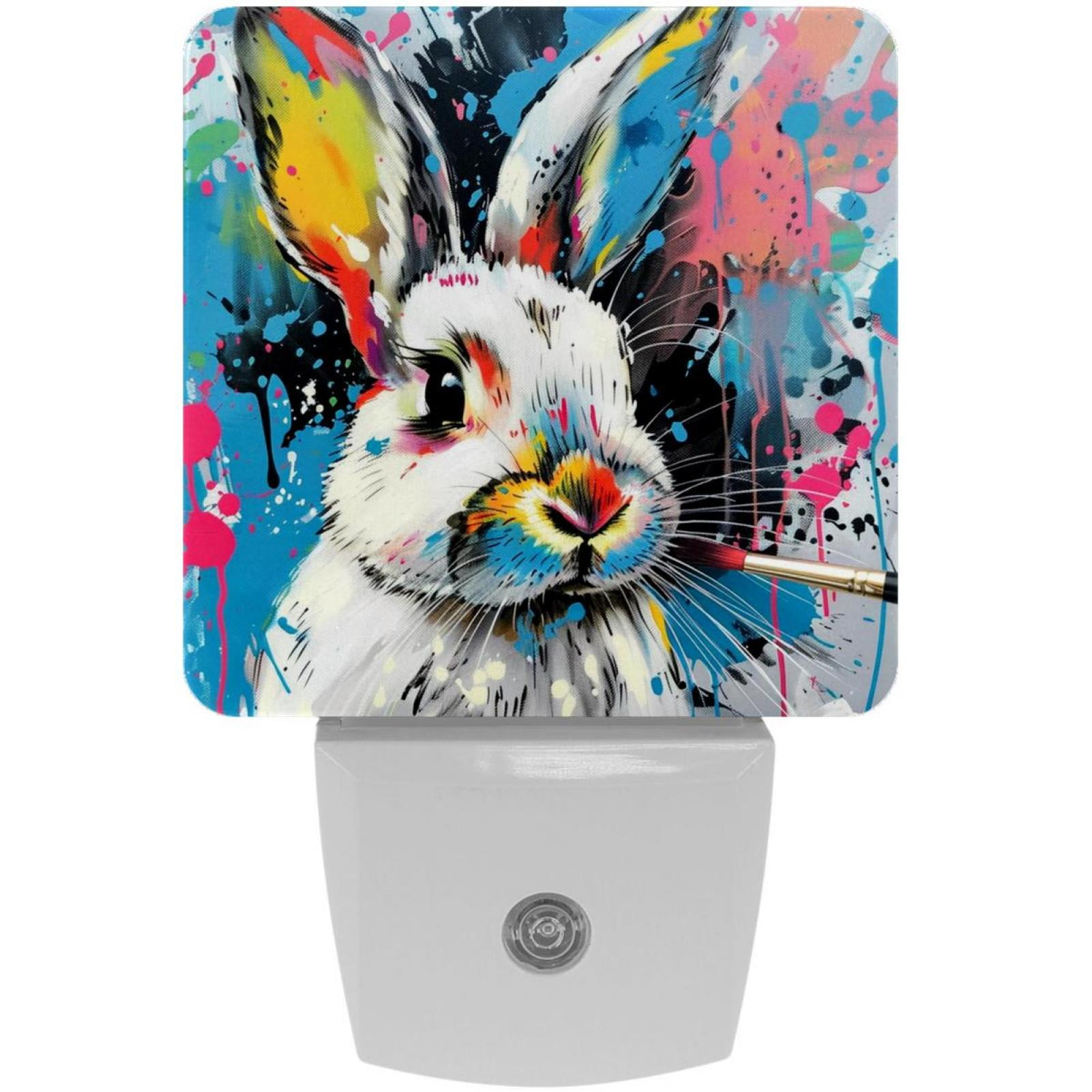Rabbit LED Square Night Lights - Small and Bright Illumination for Your ...