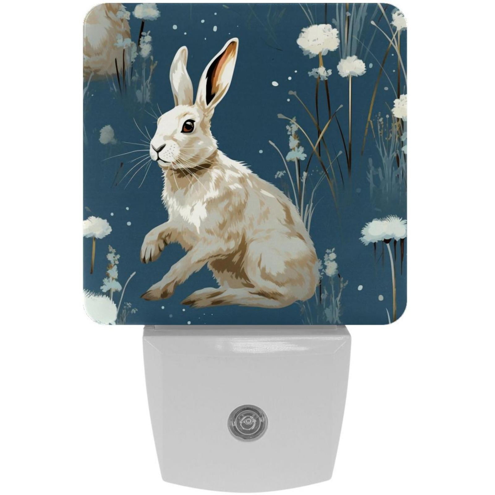 Rabbit LED Square Night Lights - Stylish and Convenient Illumination ...
