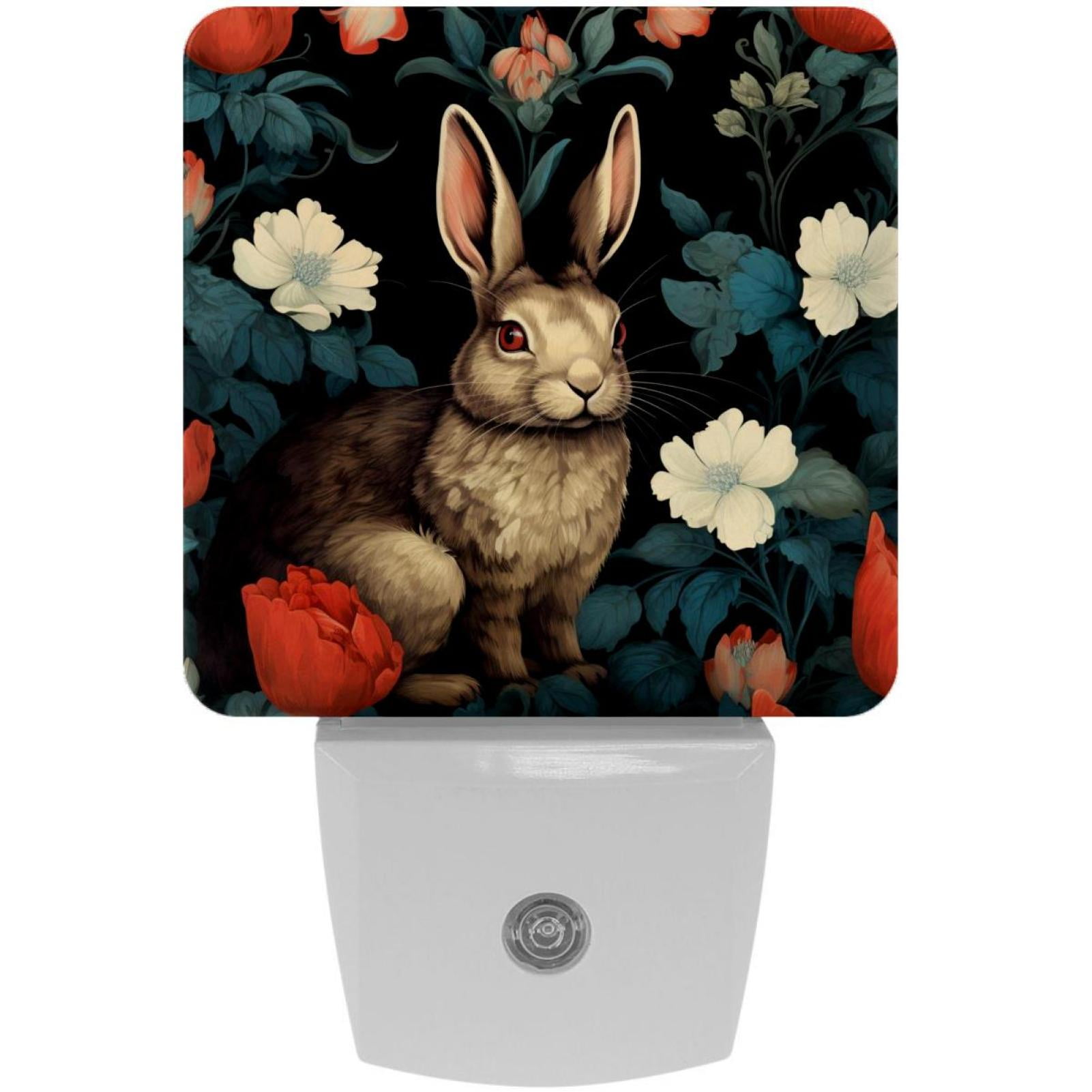 Rabbit LED Square Night Lights - Stylish and Convenient Illumination ...