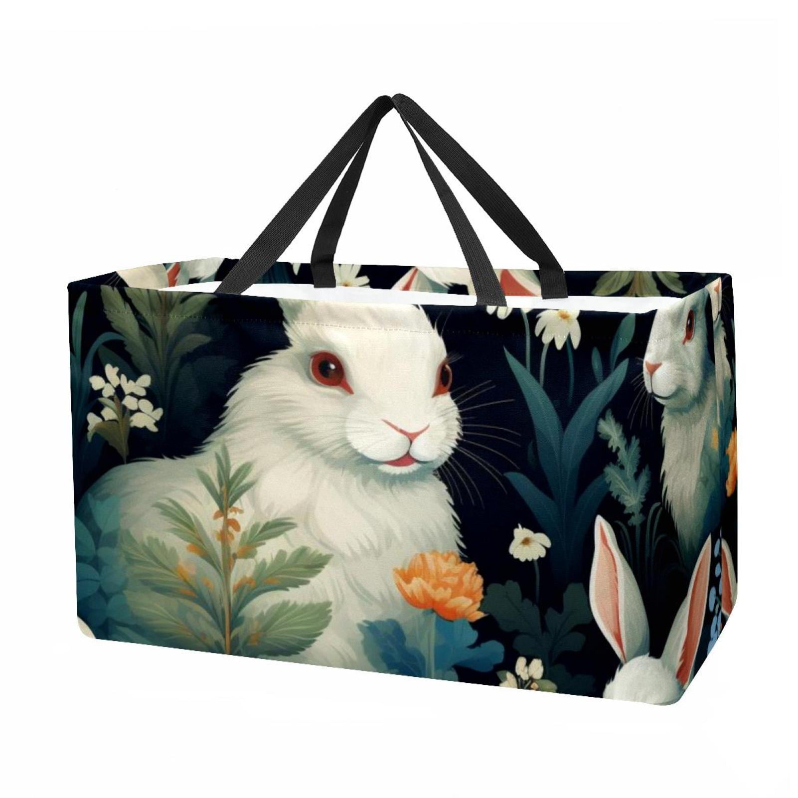 Rabbit Large Capacity Reinforced Oxford Cloth Storage Bin - Reusable ...