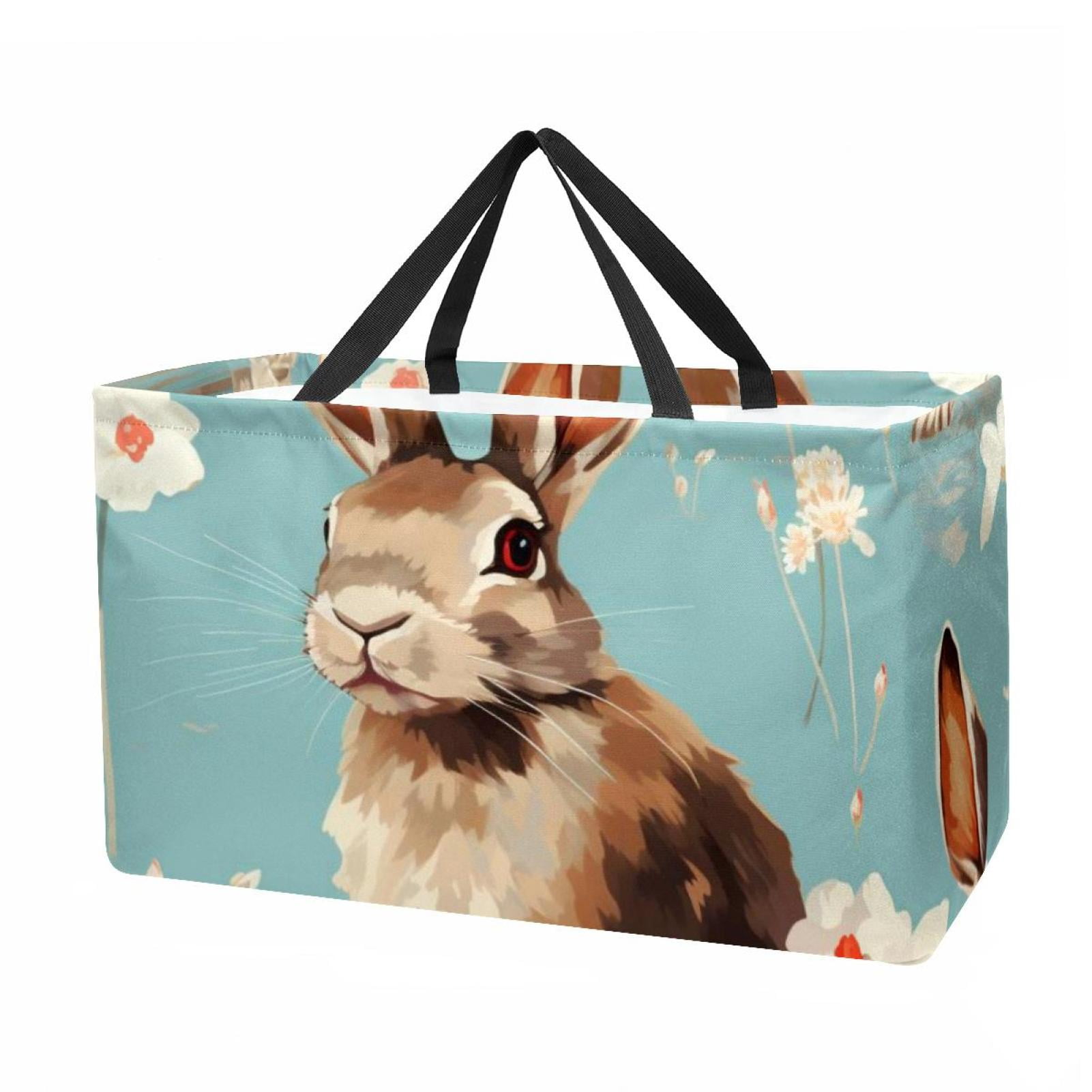 Rabbit Large Capacity Reusable Foldable Oxford Cloth Cube Organizer ...