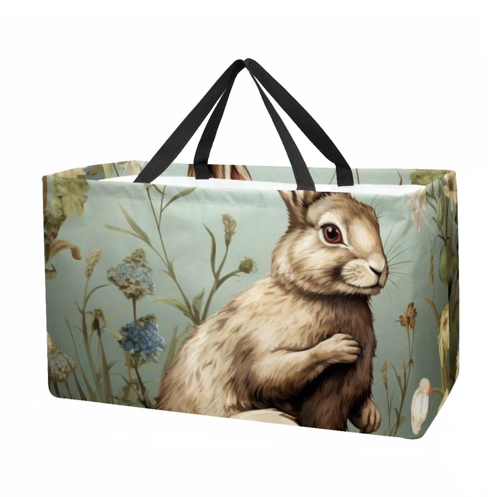 Rabbit Large Capacity Reusable Foldable Oxford Cloth Storage Bin Cube ...