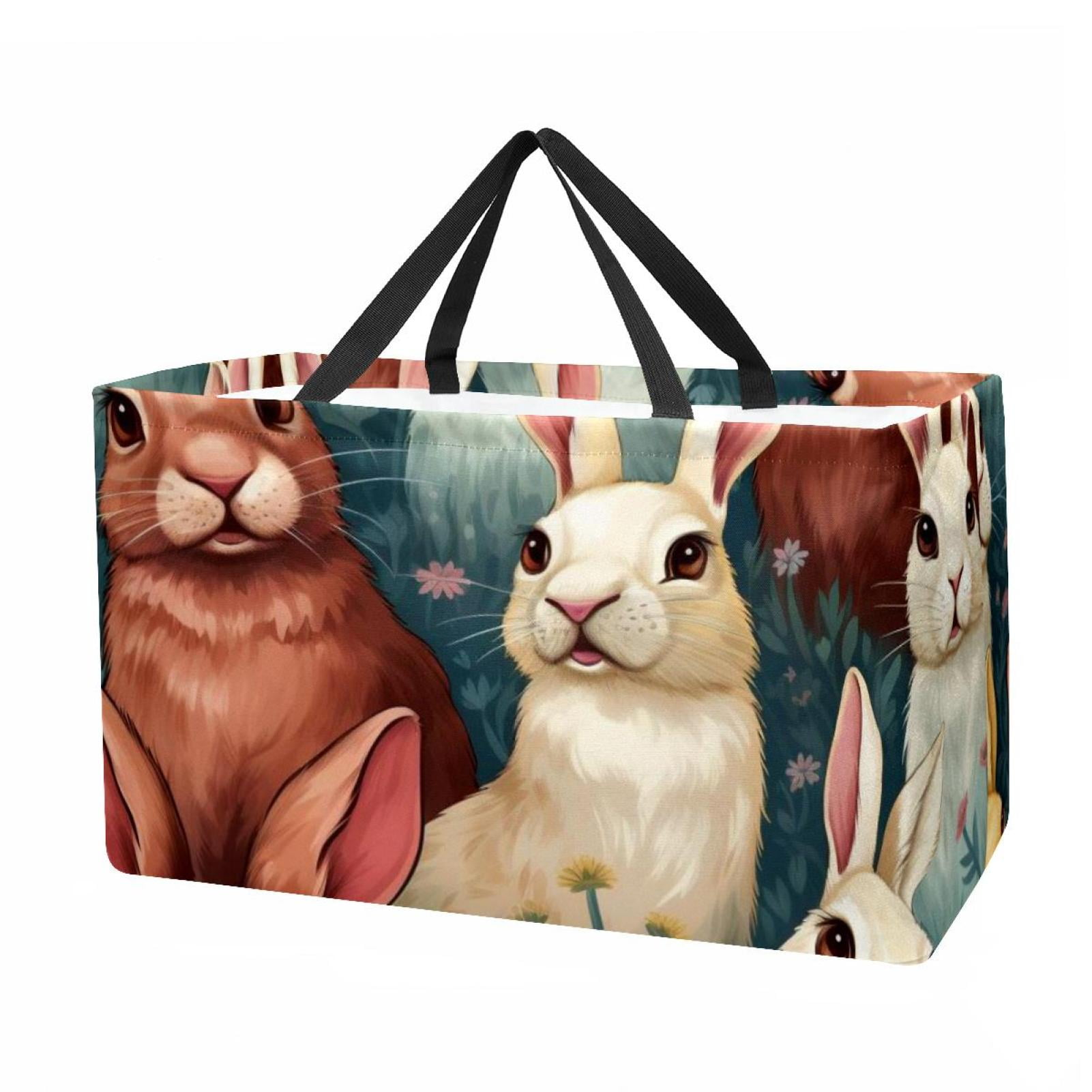 Rabbit Large Capacity Reusable Foldable Oxford Cloth Storage Bin ...