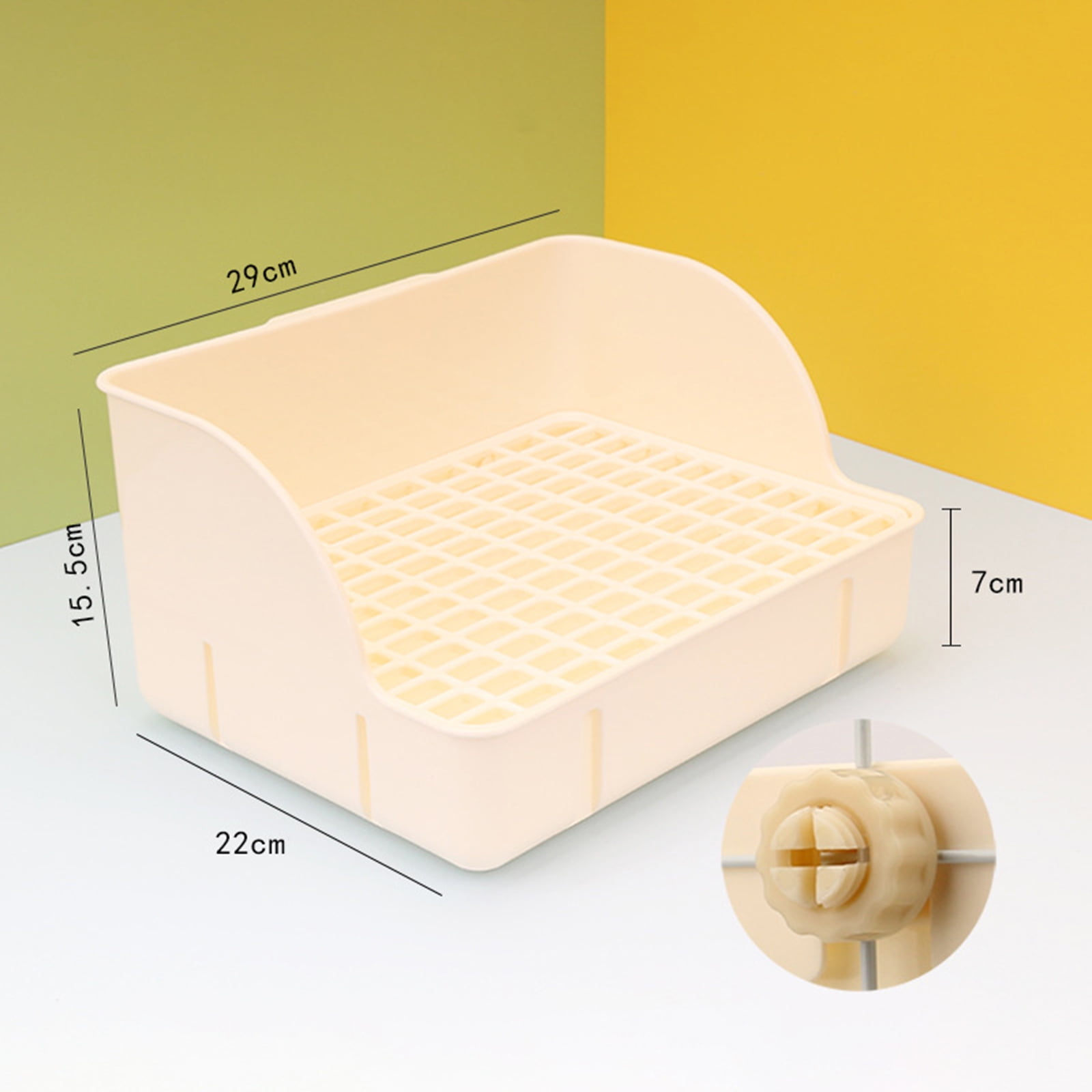 Rabbit Litter Box, Pee Tray, Pet Toilet, Corner Toilet Box, Litter Pan ...