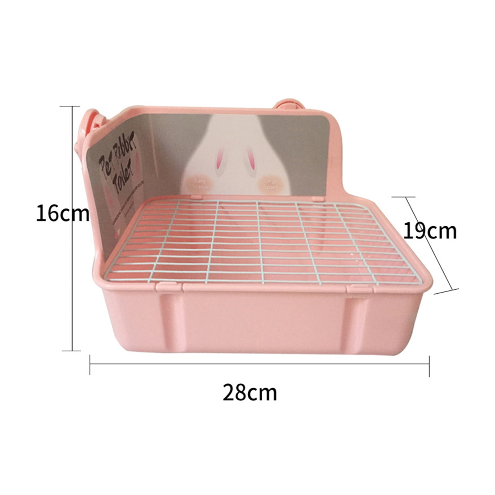 Rabbit Litter Box Pet Toilet Pet Litter Pan Bunny Litter Box Small ...