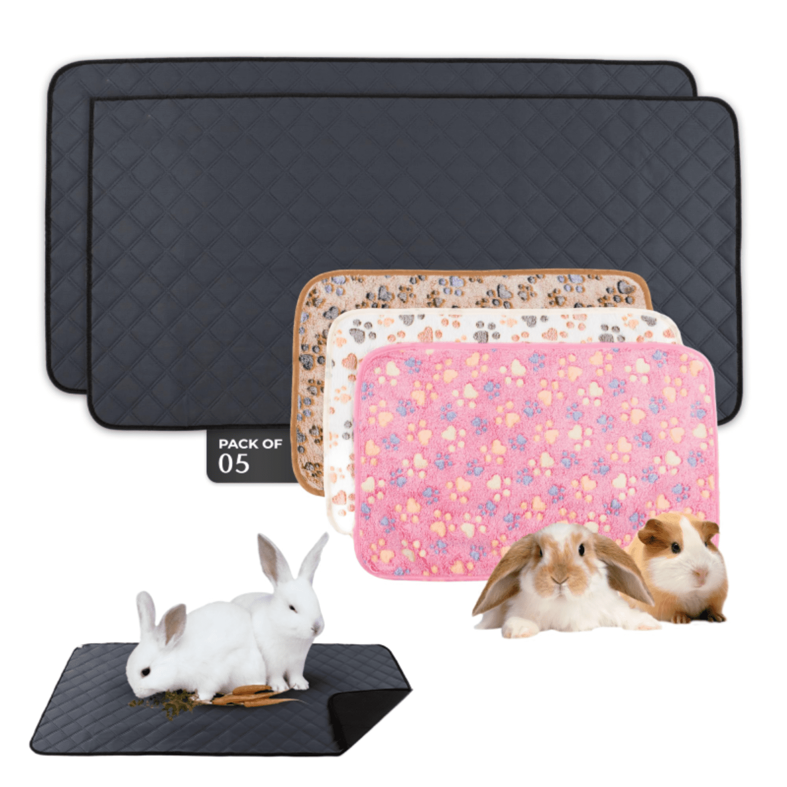 Rabbit Mats for Cages Rabbit Guinea Pig Hamster and Other Small Animal ...