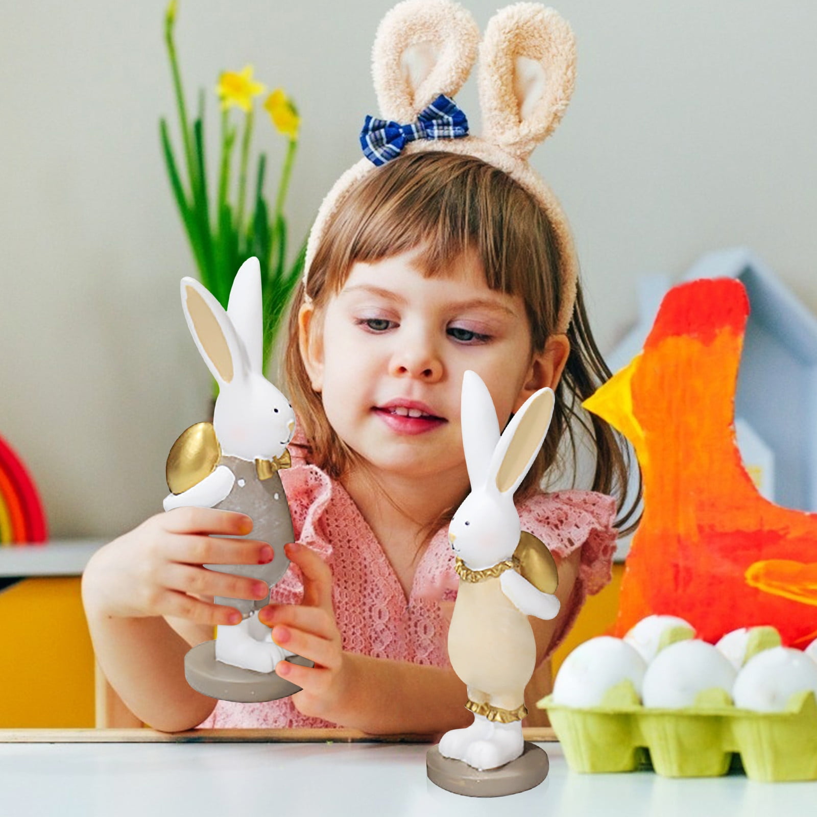 Rabbit Miniature Figurines Fairy Garden,Mini Diy Ornament Micro ...